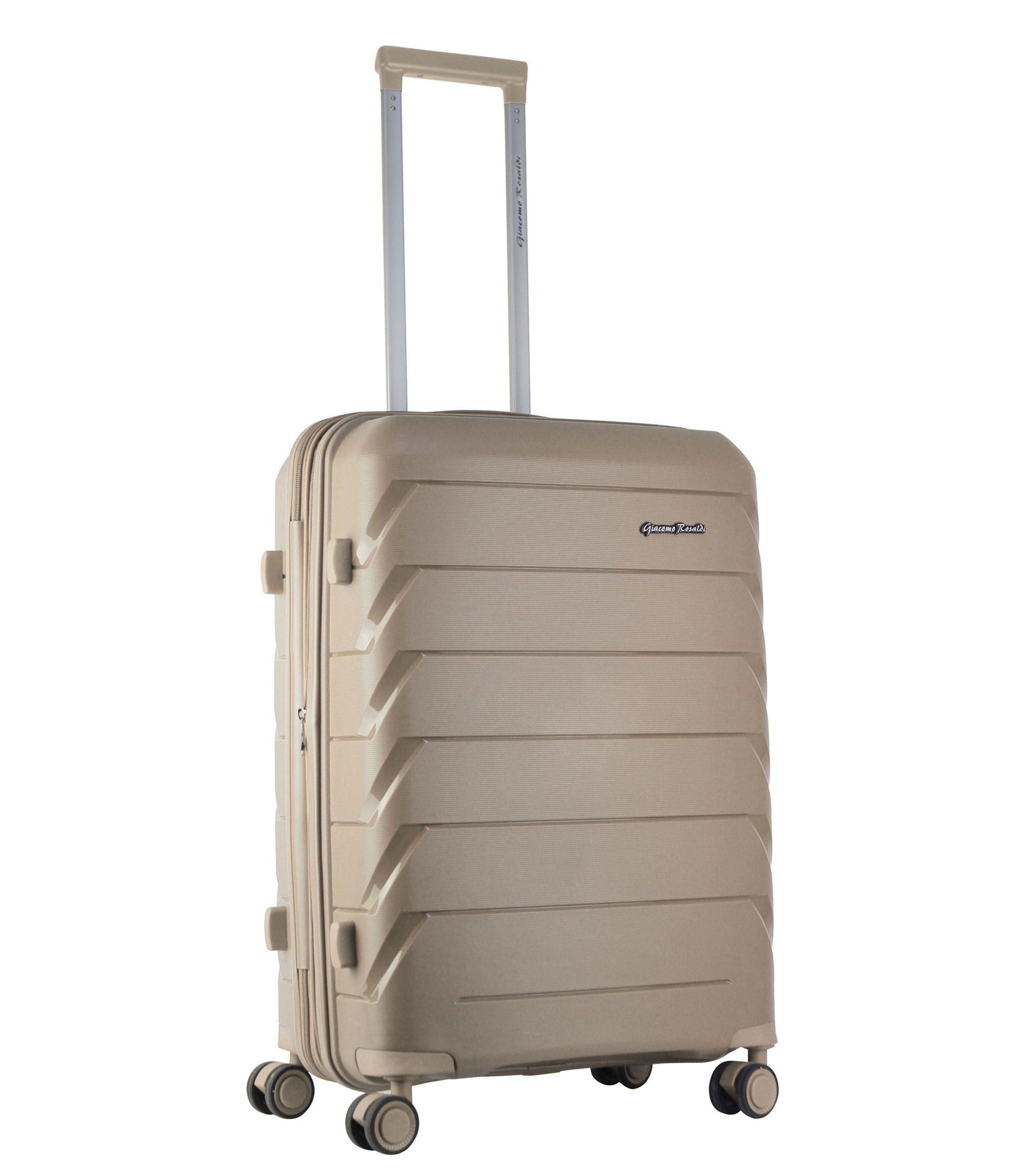 Giacomo Rosaldi Maleta Rodante de 24" Expandible beige - El Palacio de Hierro
