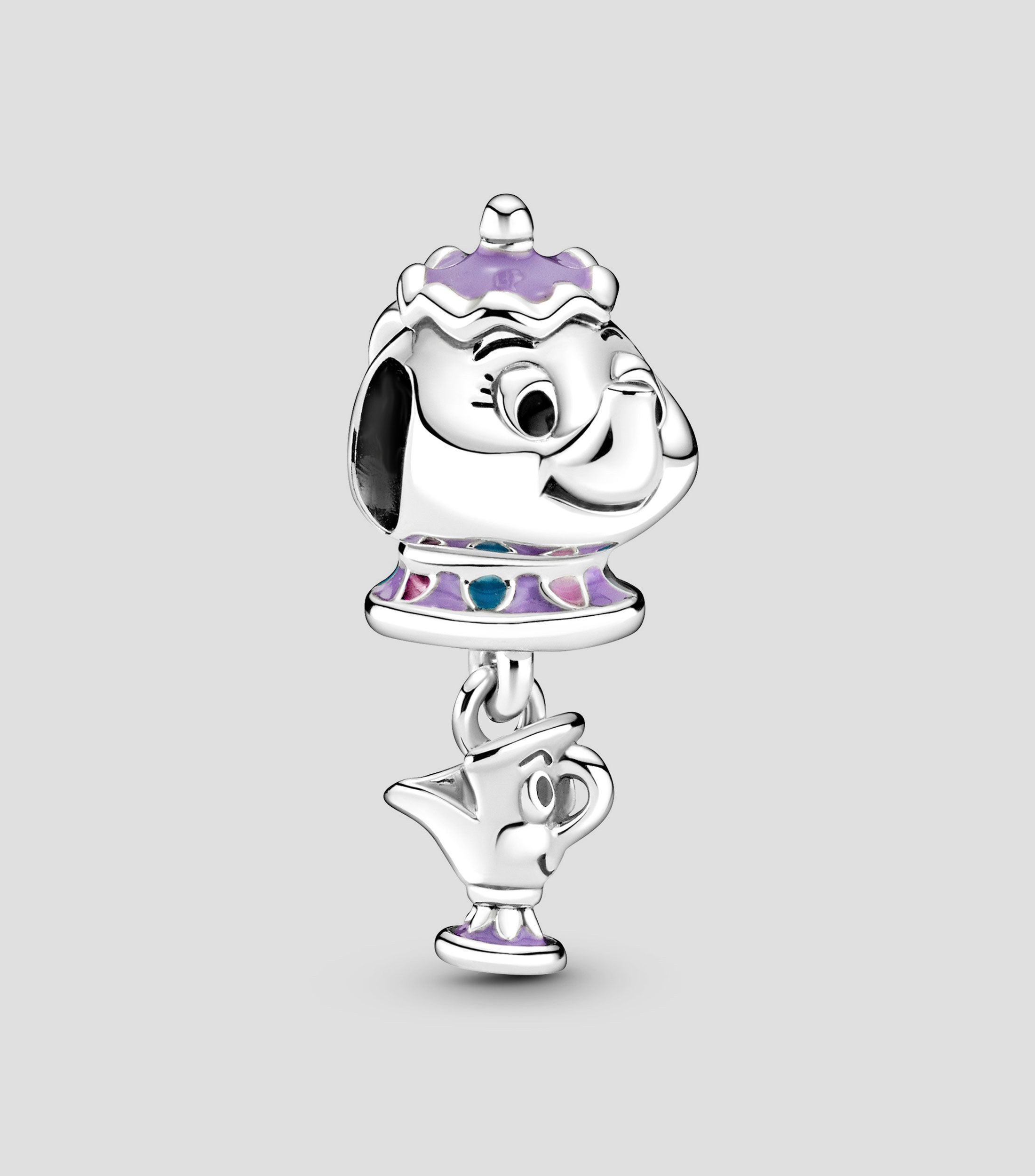 Pandora Charm en Plata Sra. Potts y Chip "La Bella y la Bestia" Mujer ...