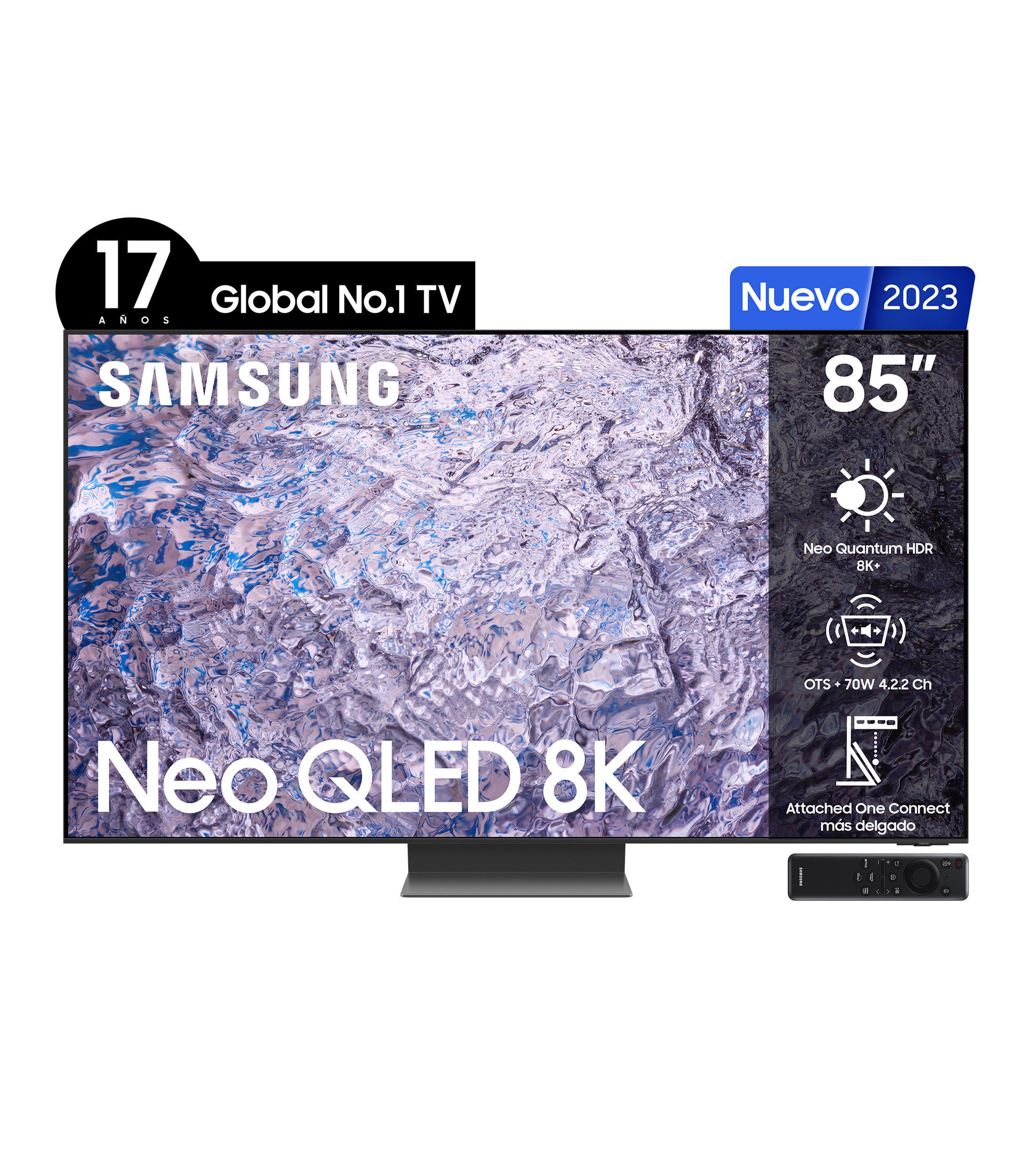 Samsung: Pantalla 85 Pulgadas Plana QLED 8K QN85QN800CFXZX | El Palacio ...