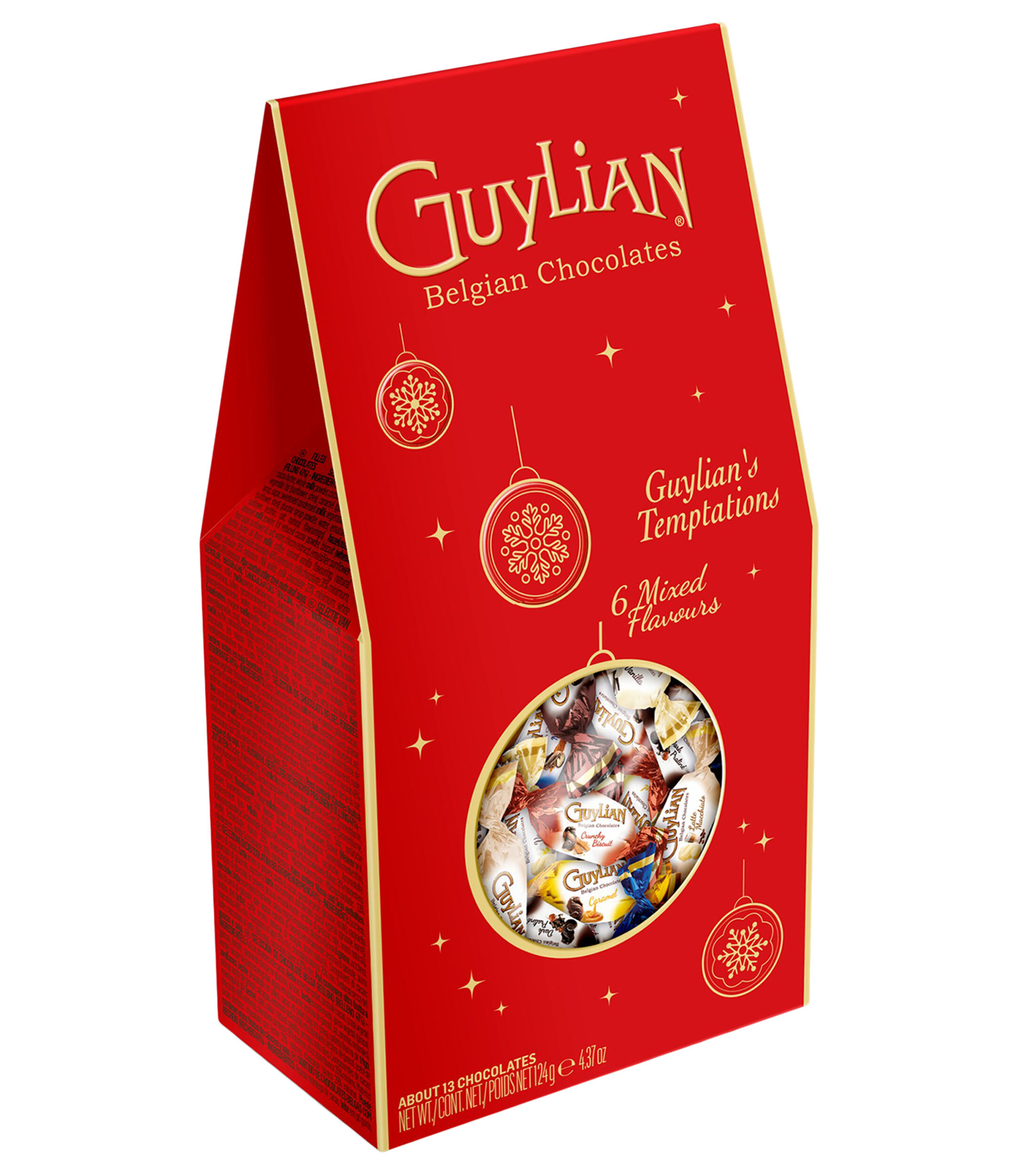 Guylian Guylian's Temptations Mix Impulse Pack Christmas, 124 g - El ...
