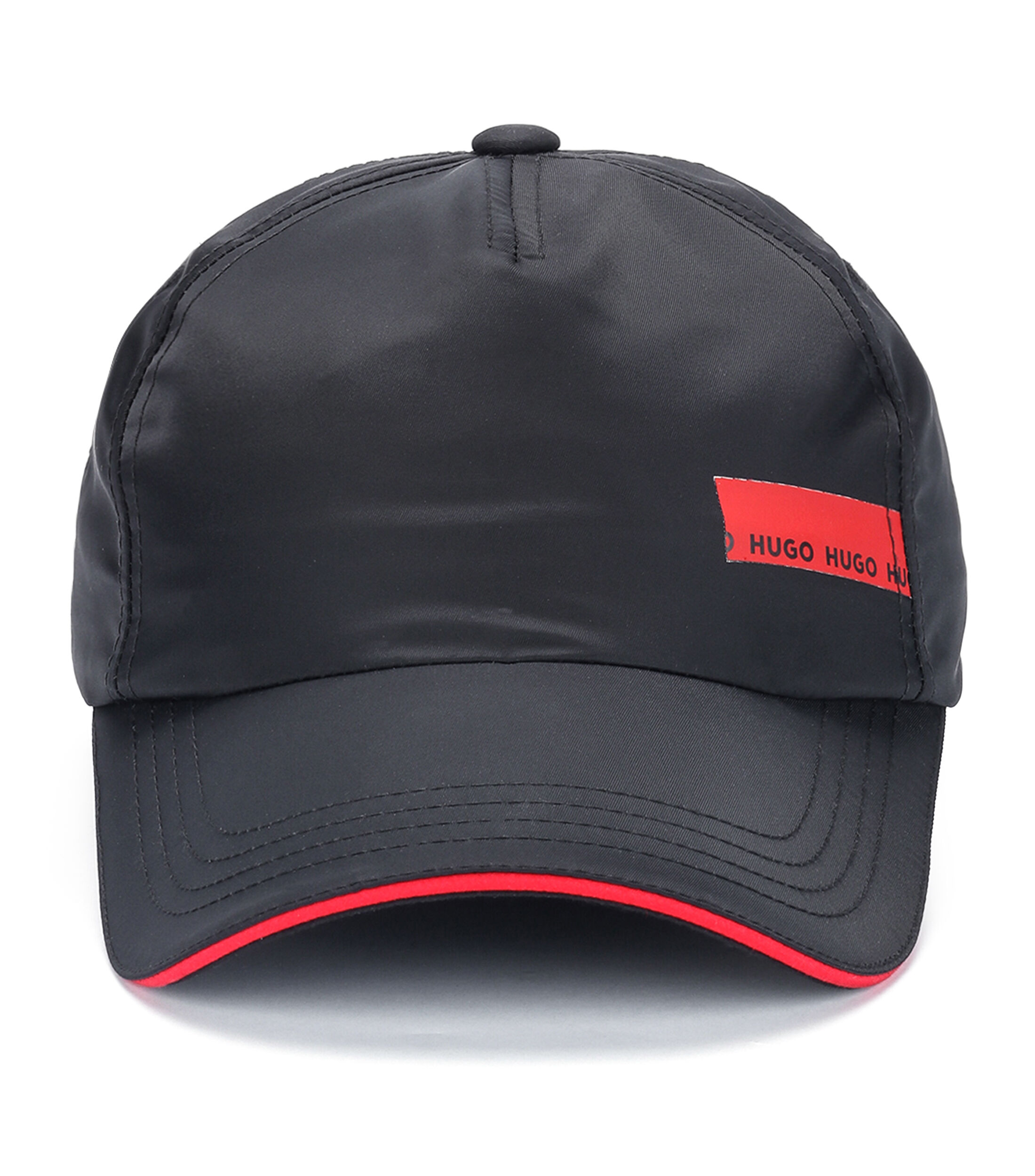 Hugo Gorra HUGO de cinco paneles con cinta de logo roja Hombre - El ...