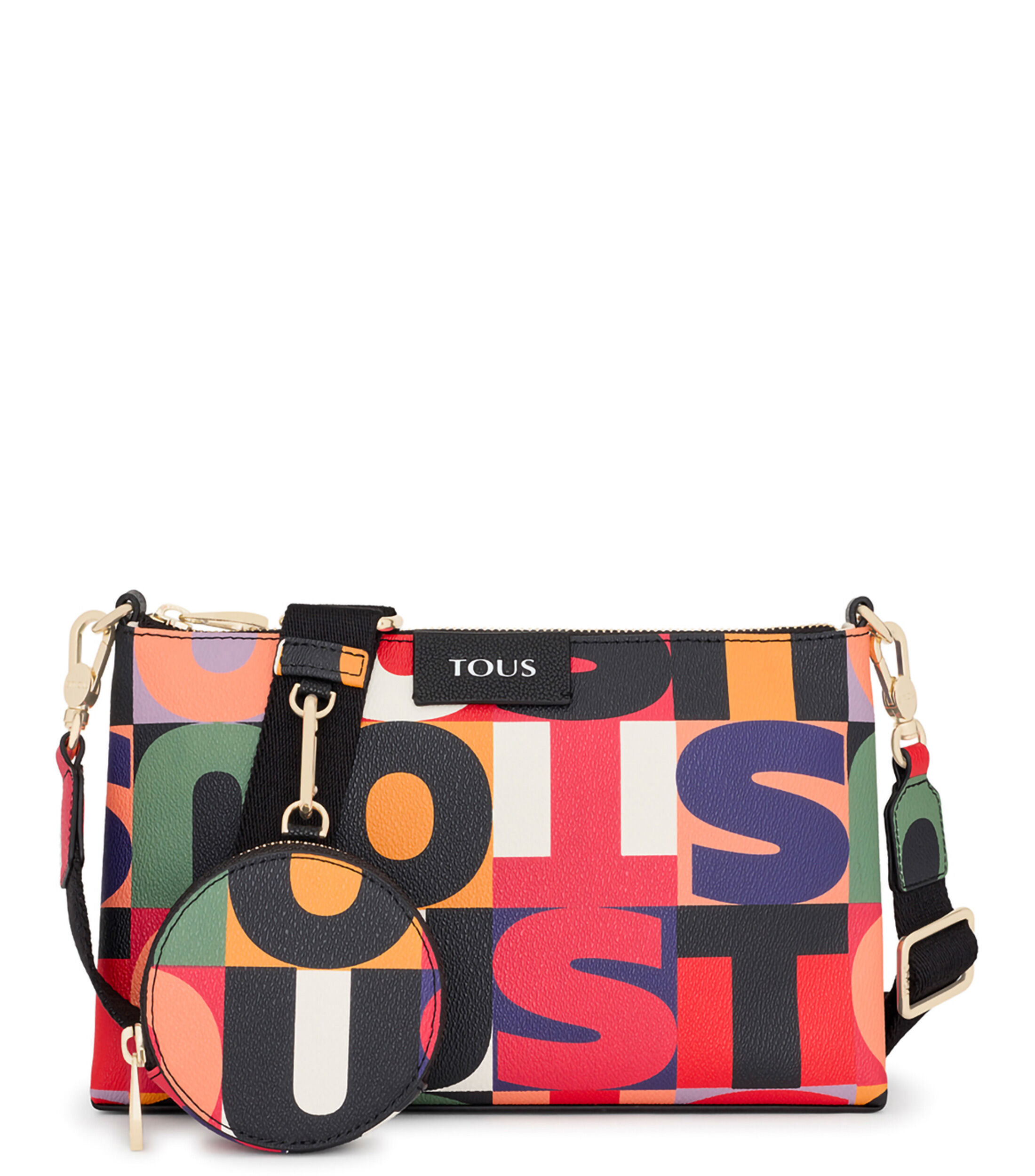 Tous Bolso crossbody Flat negro Tous Mimic - El Palacio de Hierro