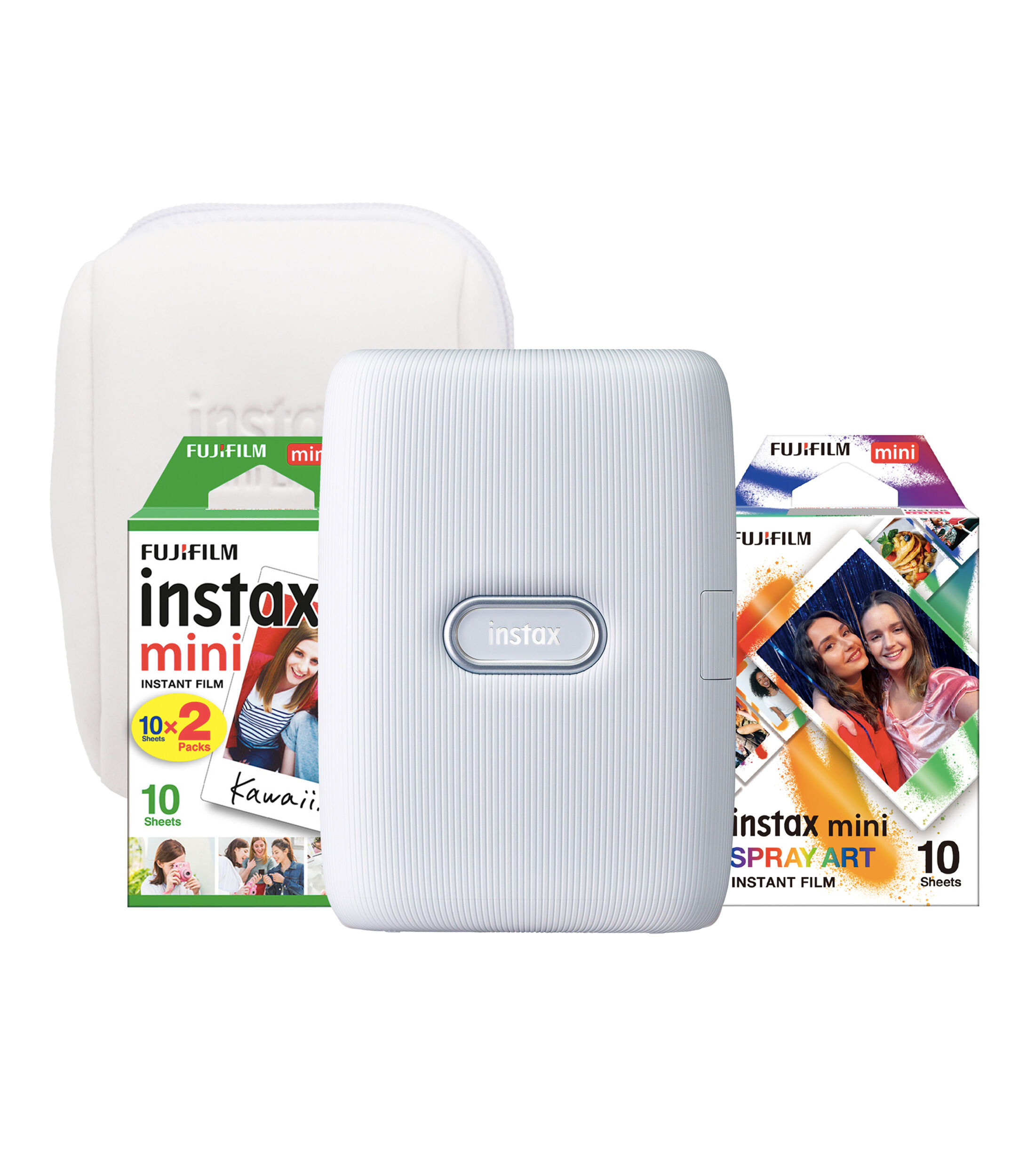 Fujifilm Kit Impresora Instax Mini Link Blanca + 3-pack de películas + Estuche - El Palacio de ...