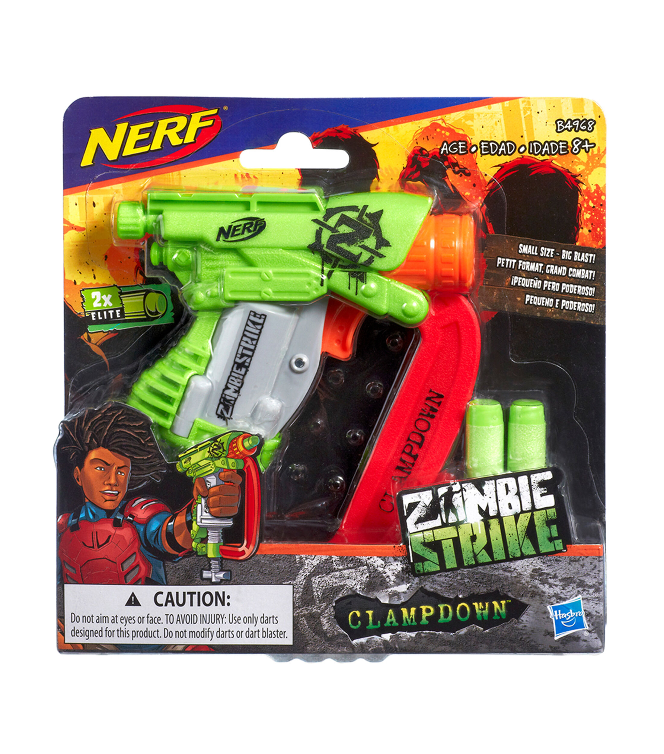 Nerf Mini Lanzador Zombie Strike Clampdown - El Palacio de Hierro