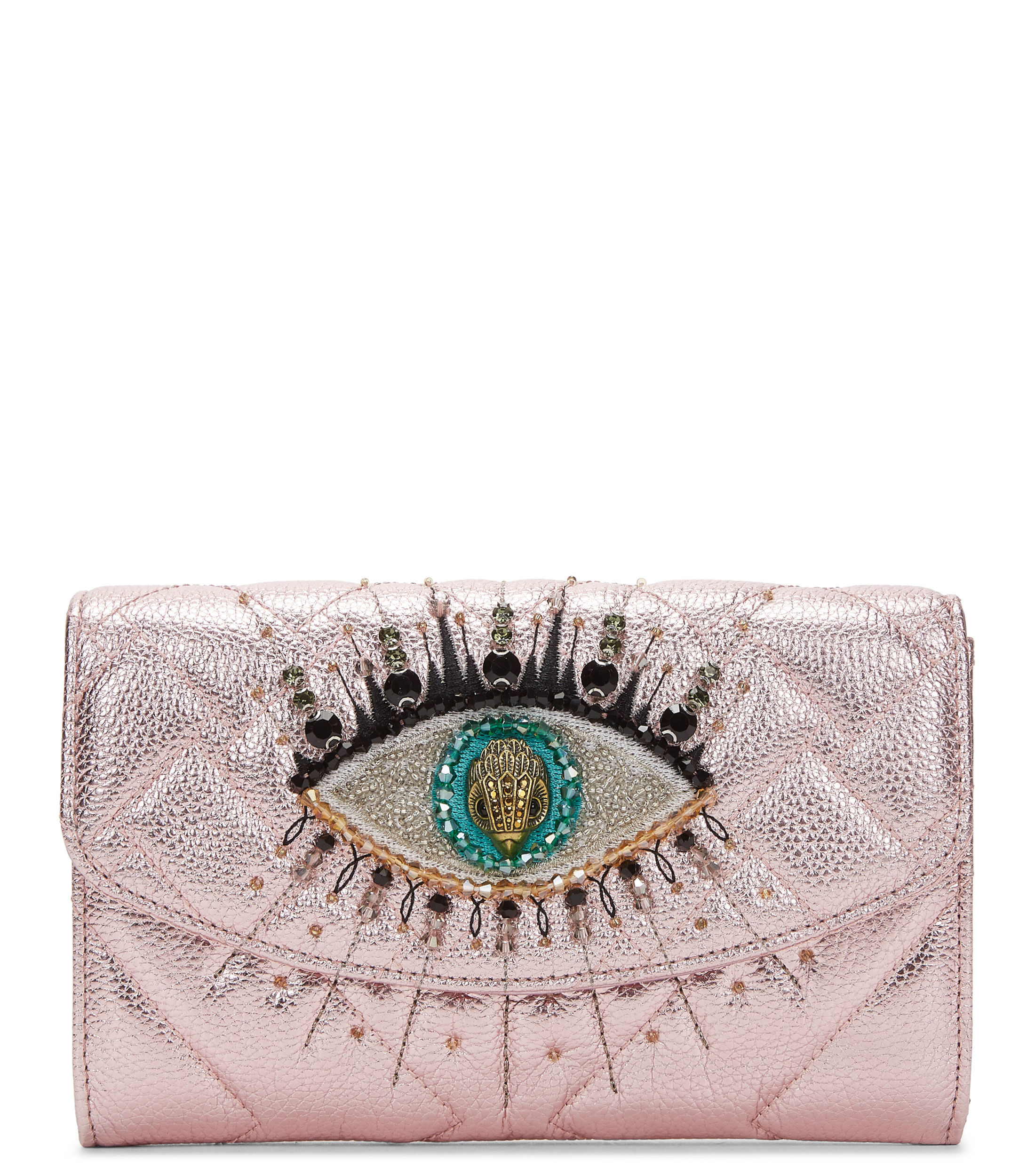 Kurt Geiger: Cartera rosa en piel Kensington Mujer | El Palacio de Hierro