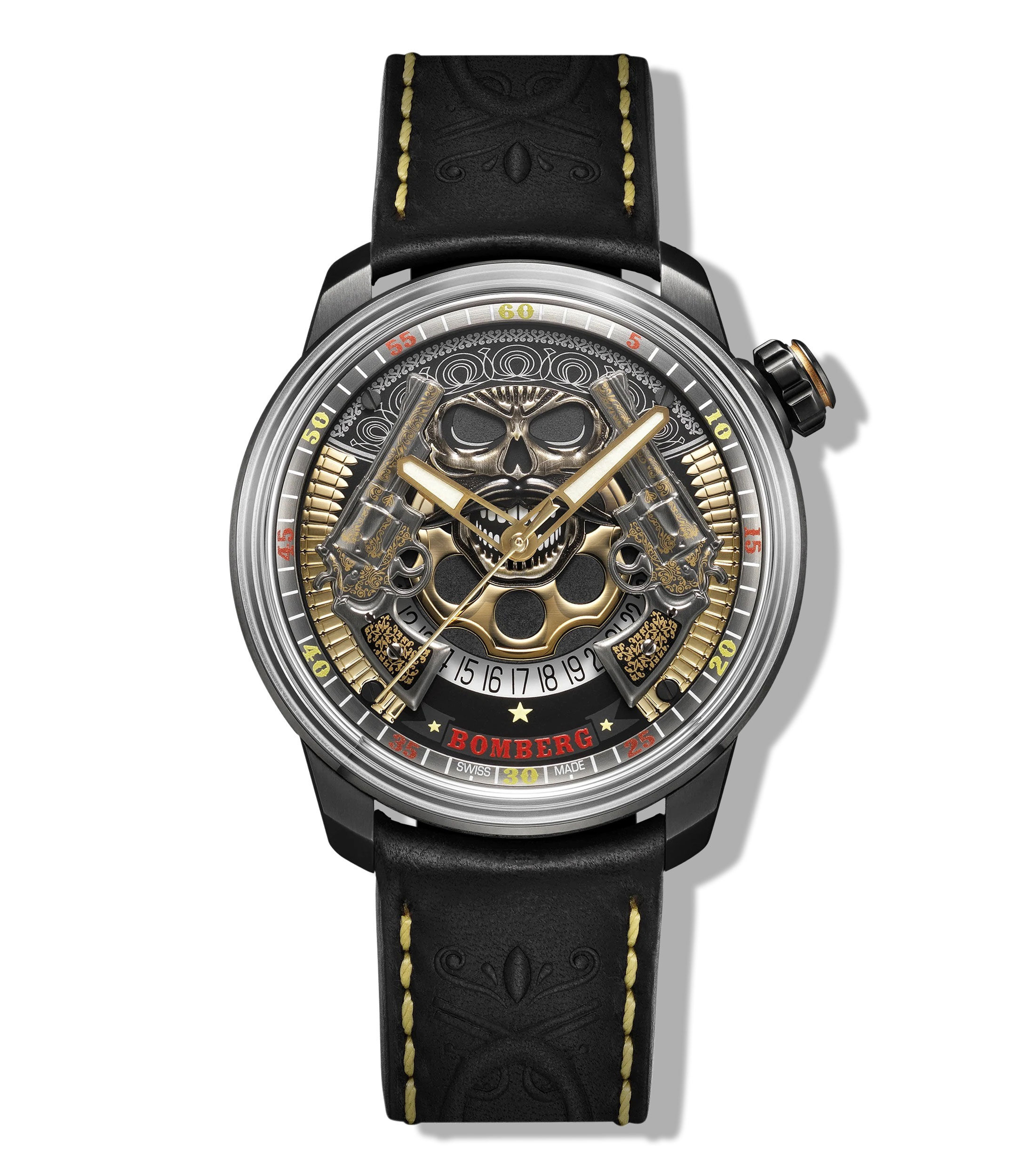 Bomberg Reloj Bomberg BB 01 Pistolero Gold; Las características ...