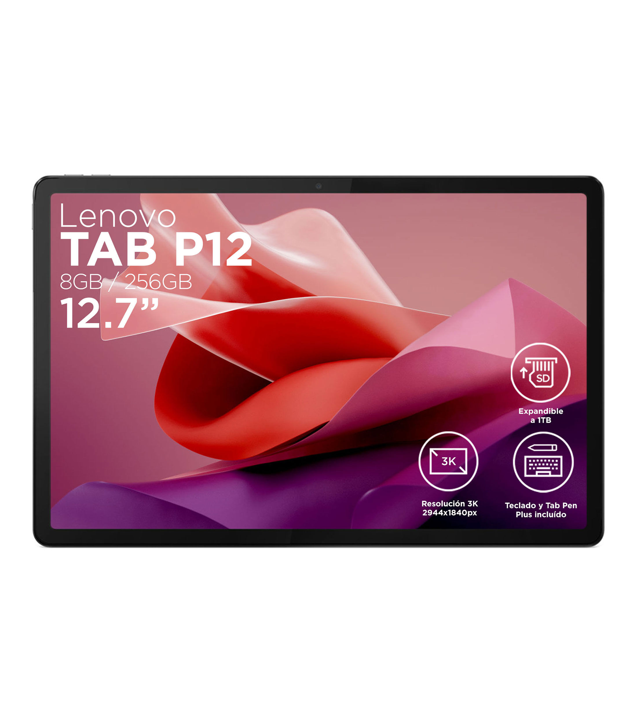 Lenovo: Tablet, P12, 12.7", 256 GB, 8 GB RAM, Android 13, MediaTek ...