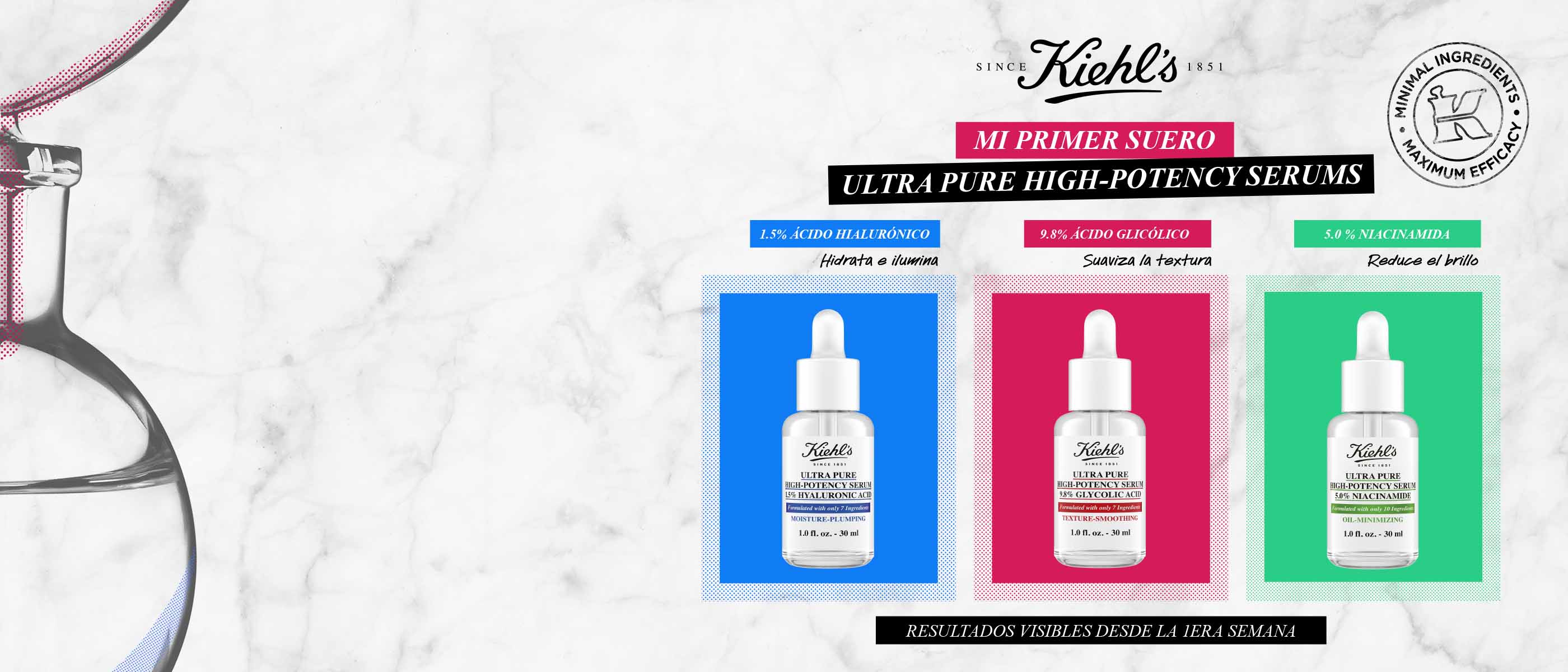 Kiehl's Suero Ultra Pure High-Potency 1.5% Haluronic Acid, 30 ml - El Palacio de Hierro