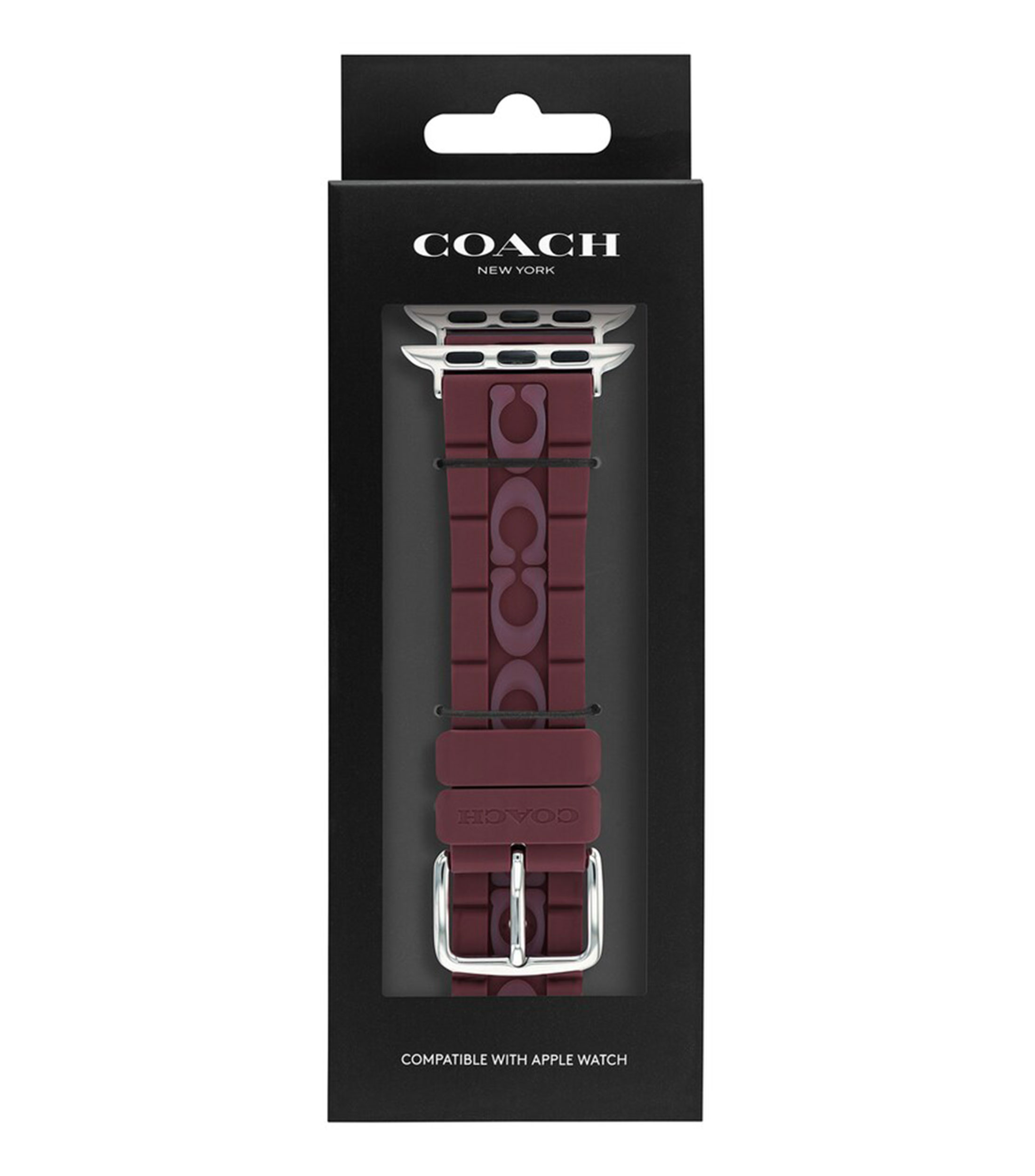 COACH Extensible para Apple Watch en silicona borgoña - El Palacio de ...