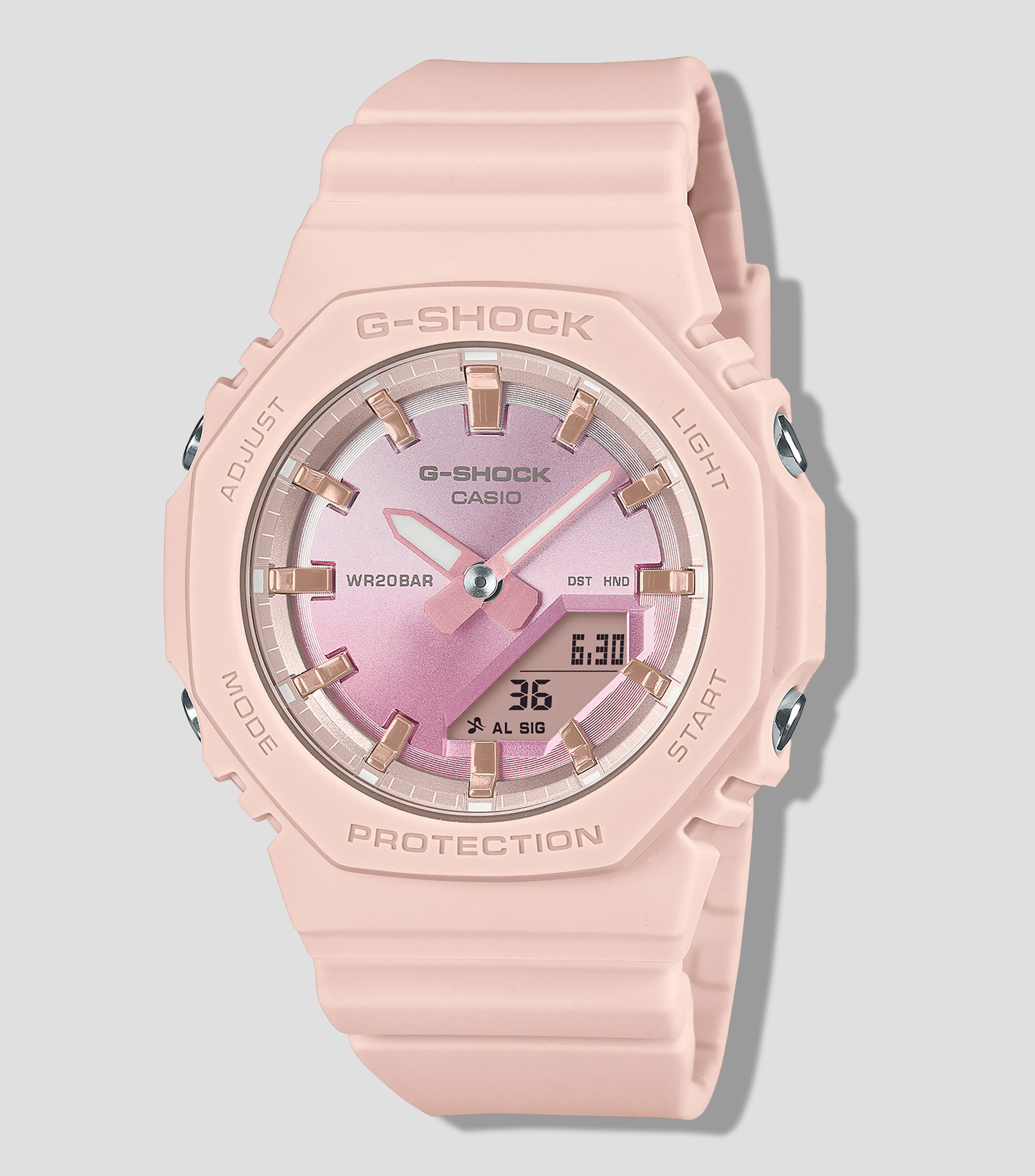 Casio: Reloj para mujer G-Shock Woman Casual Rosa, plateado | El ...