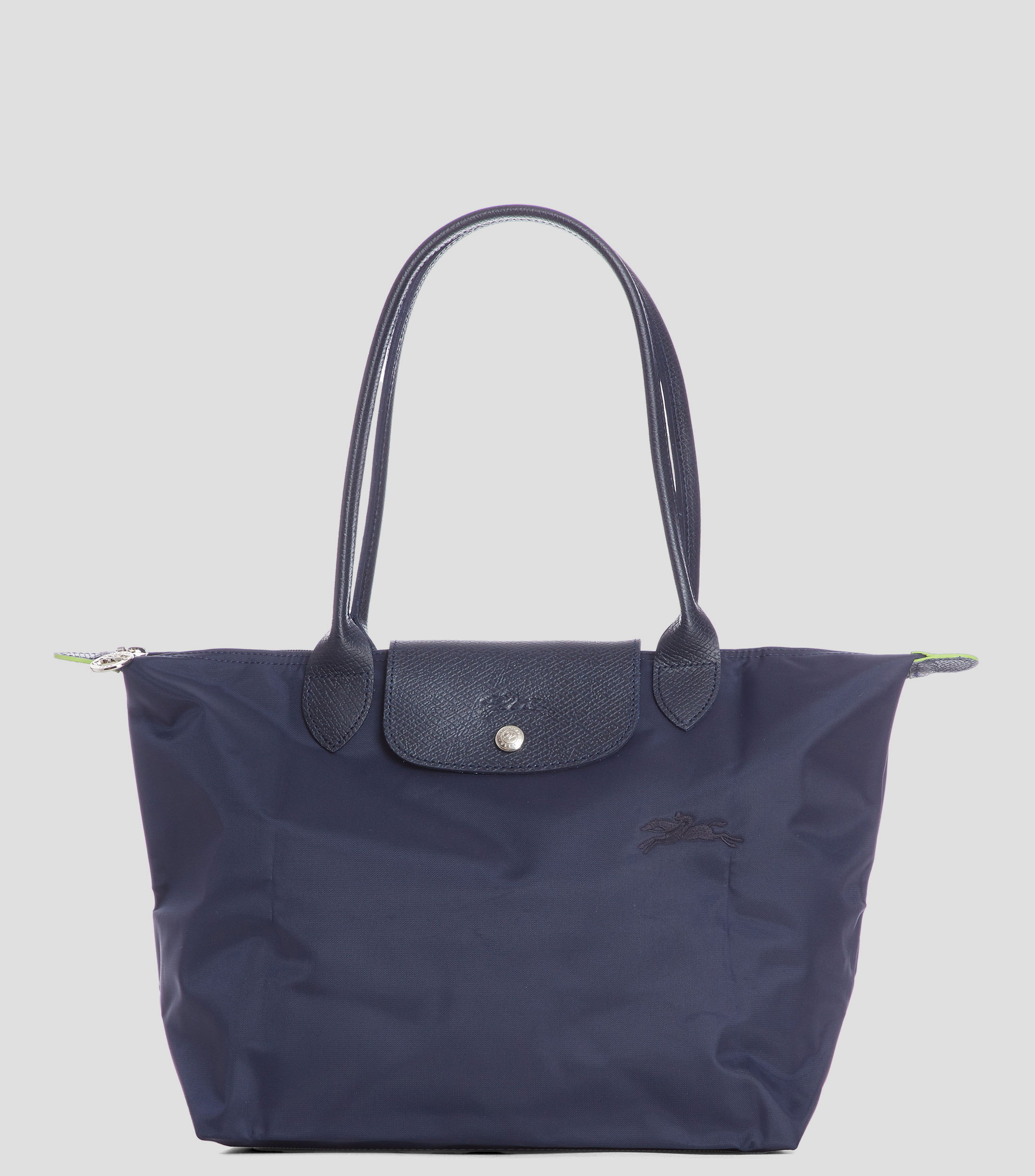 Longchamp: Bolso shoulder azul marino liso Mujer | El Palacio de Hierro