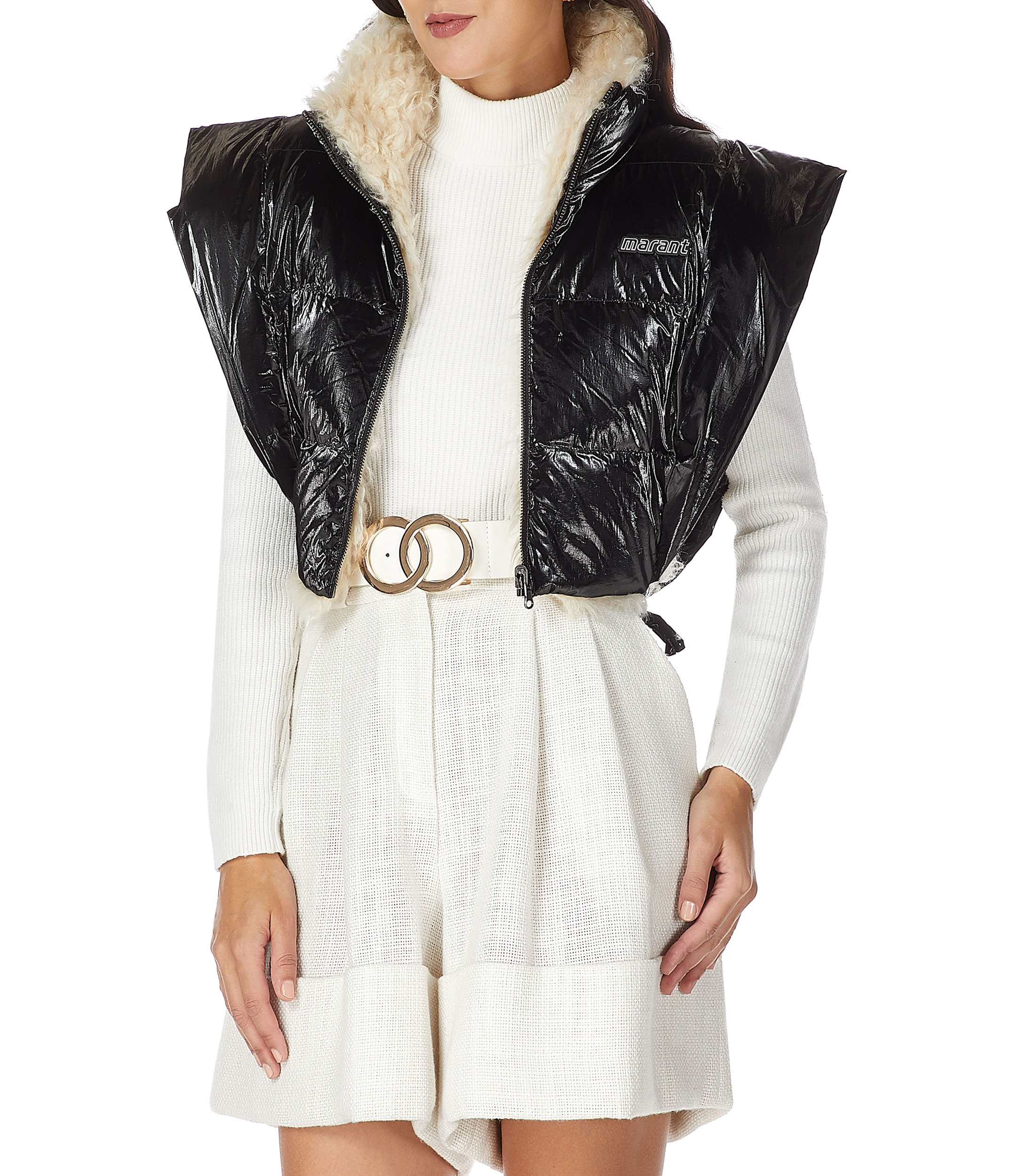 Marant Étoile: Chaleco acolchado Hoodiali Mujer | El Palacio de Hierro