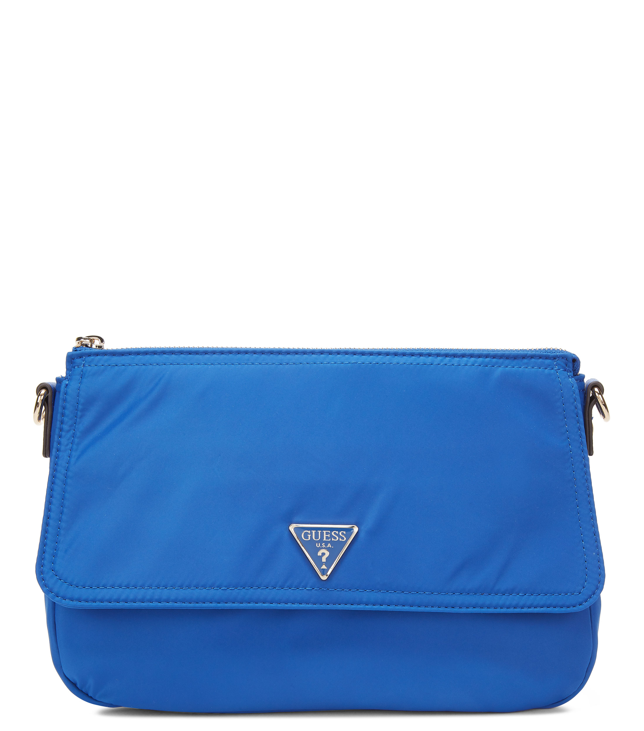 Guess: Bolso Shoulder azul Gemma Mujer | El Palacio de Hierro