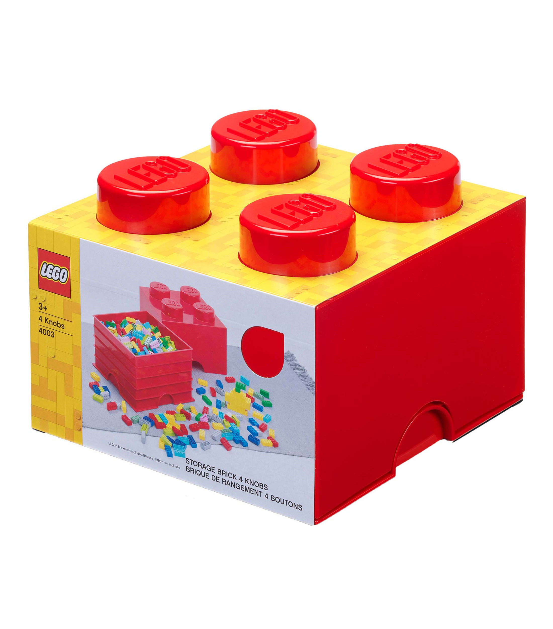 Lego Lego Storage, Brick 4 Rojo - El Palacio de Hierro