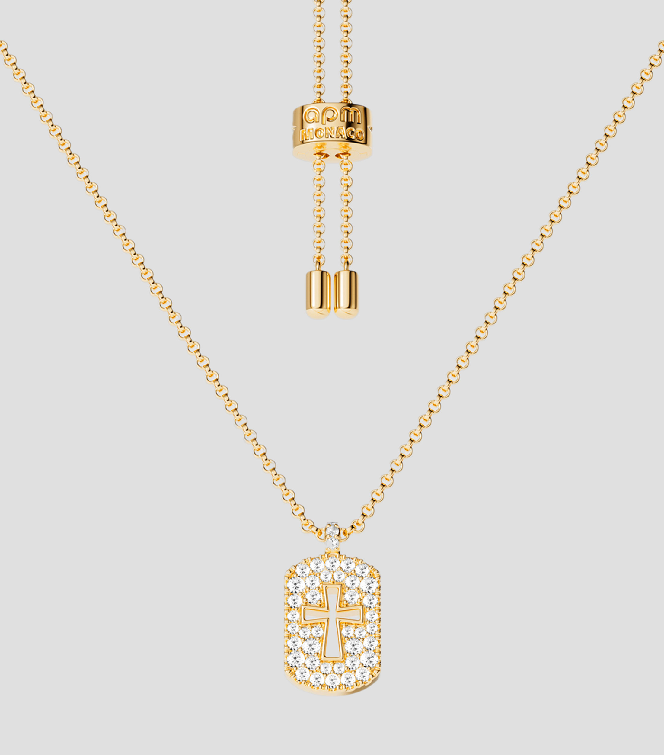 APM MONACO_D770_APM Monaco Collar en plata con circonitas Mujer |El ...