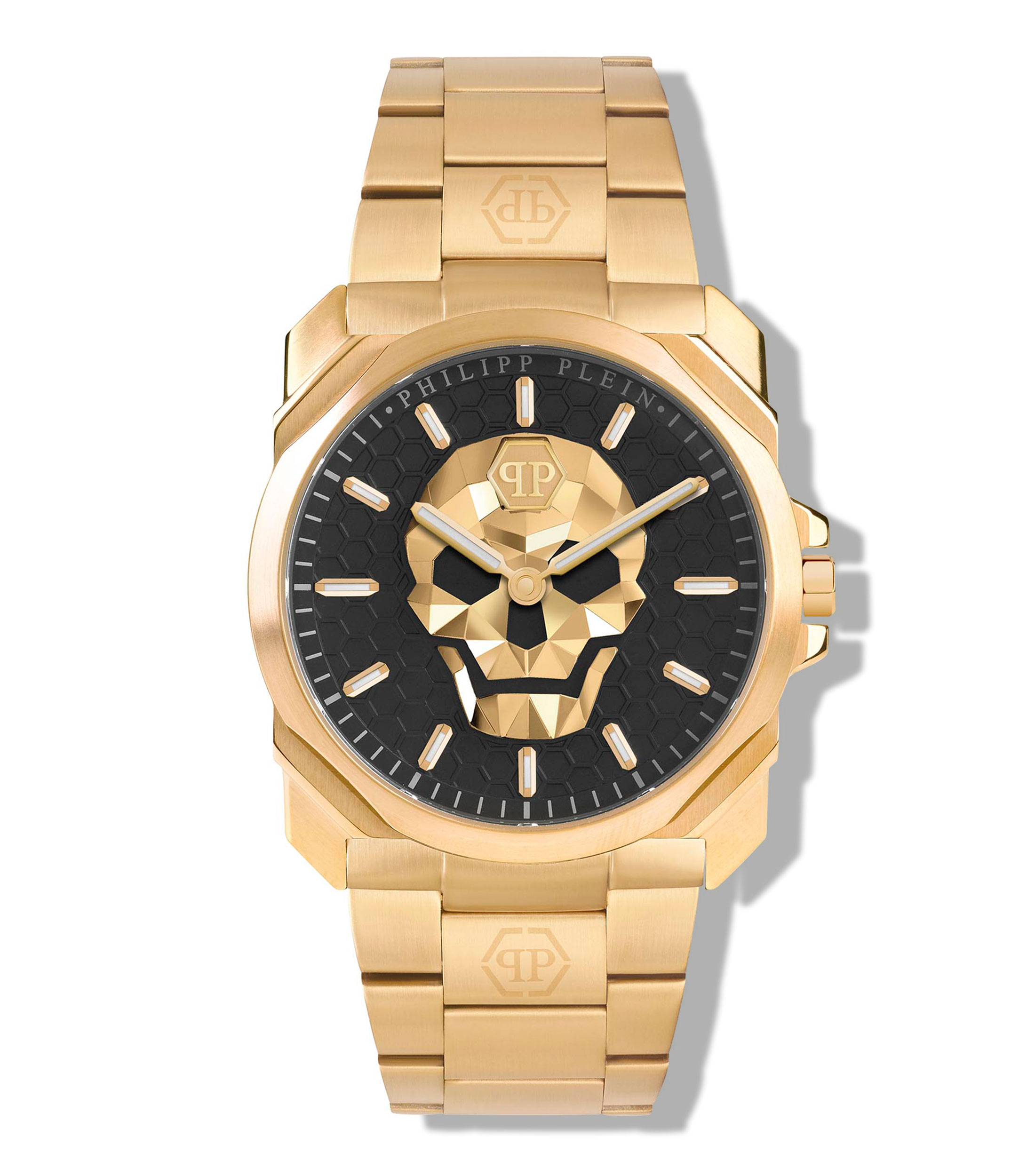 Philipp Plein Reloj para hombre Skull King, casual dorado - El Palacio ...