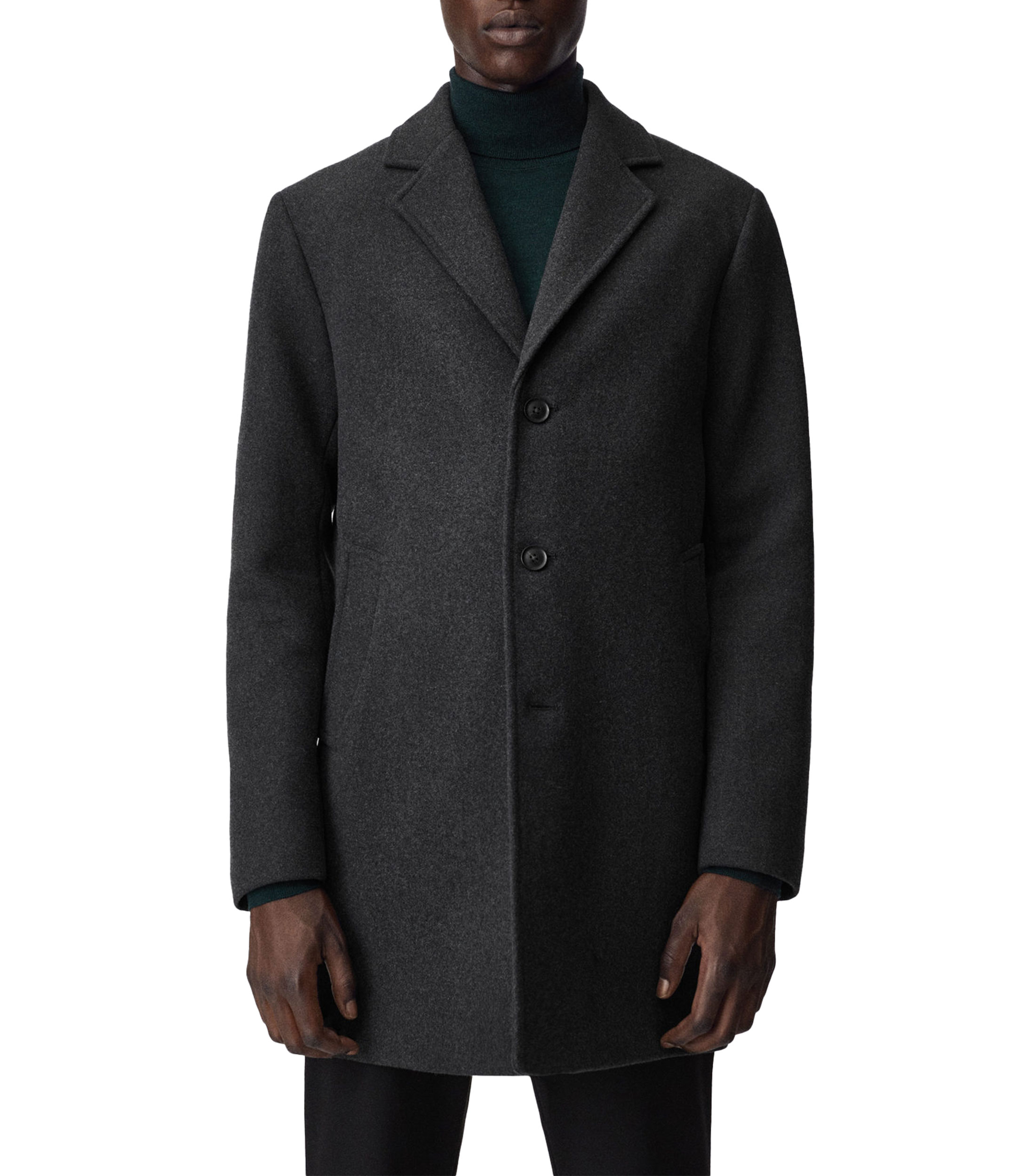 Mango Abrigo tres cuartos con botones Hombre - El Palacio de Hierro