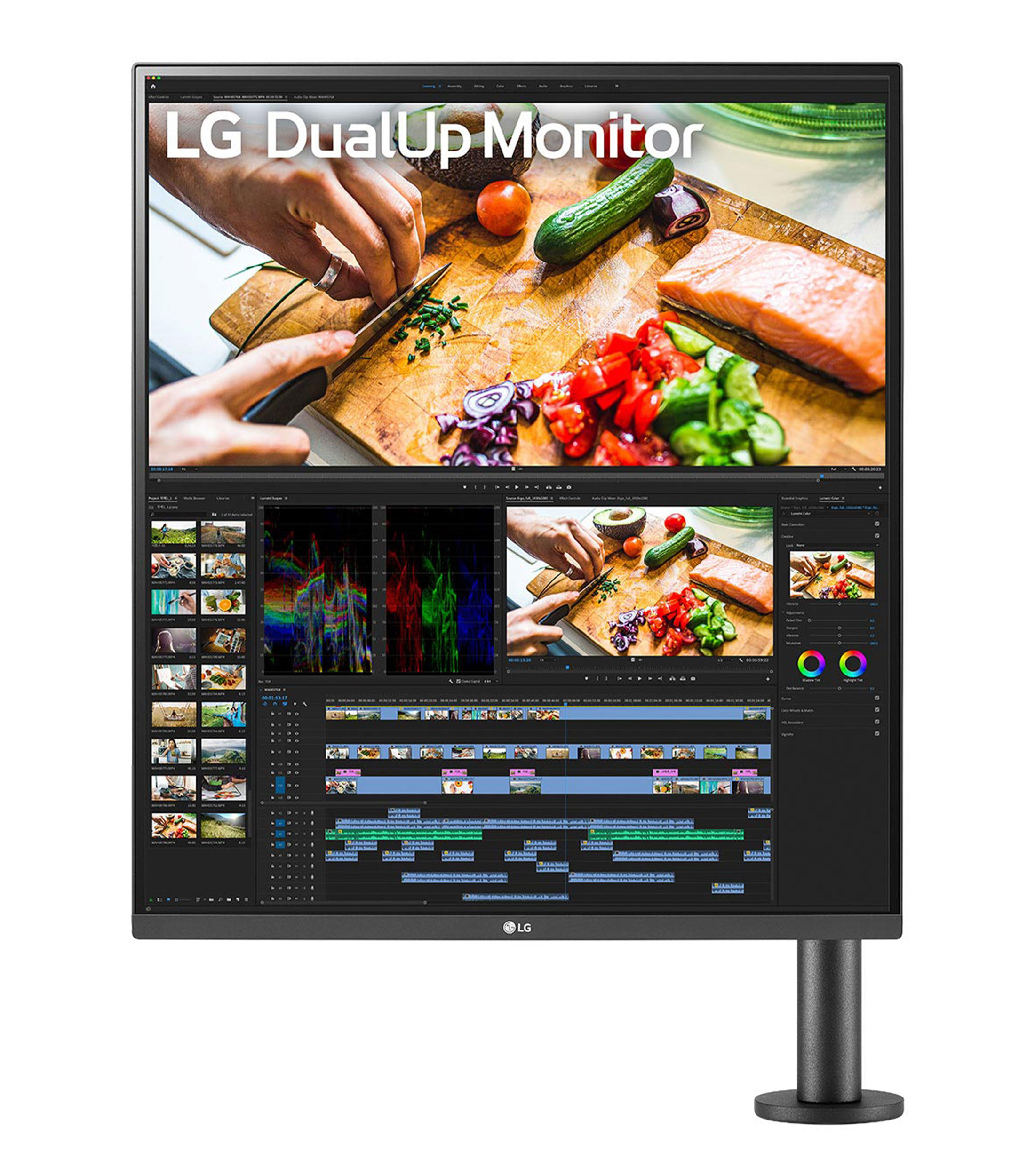 LG: Monitor 27.6 Pulgadas Plano LED DualUp Ergo 60 Hz 28MQ780-B | El ...