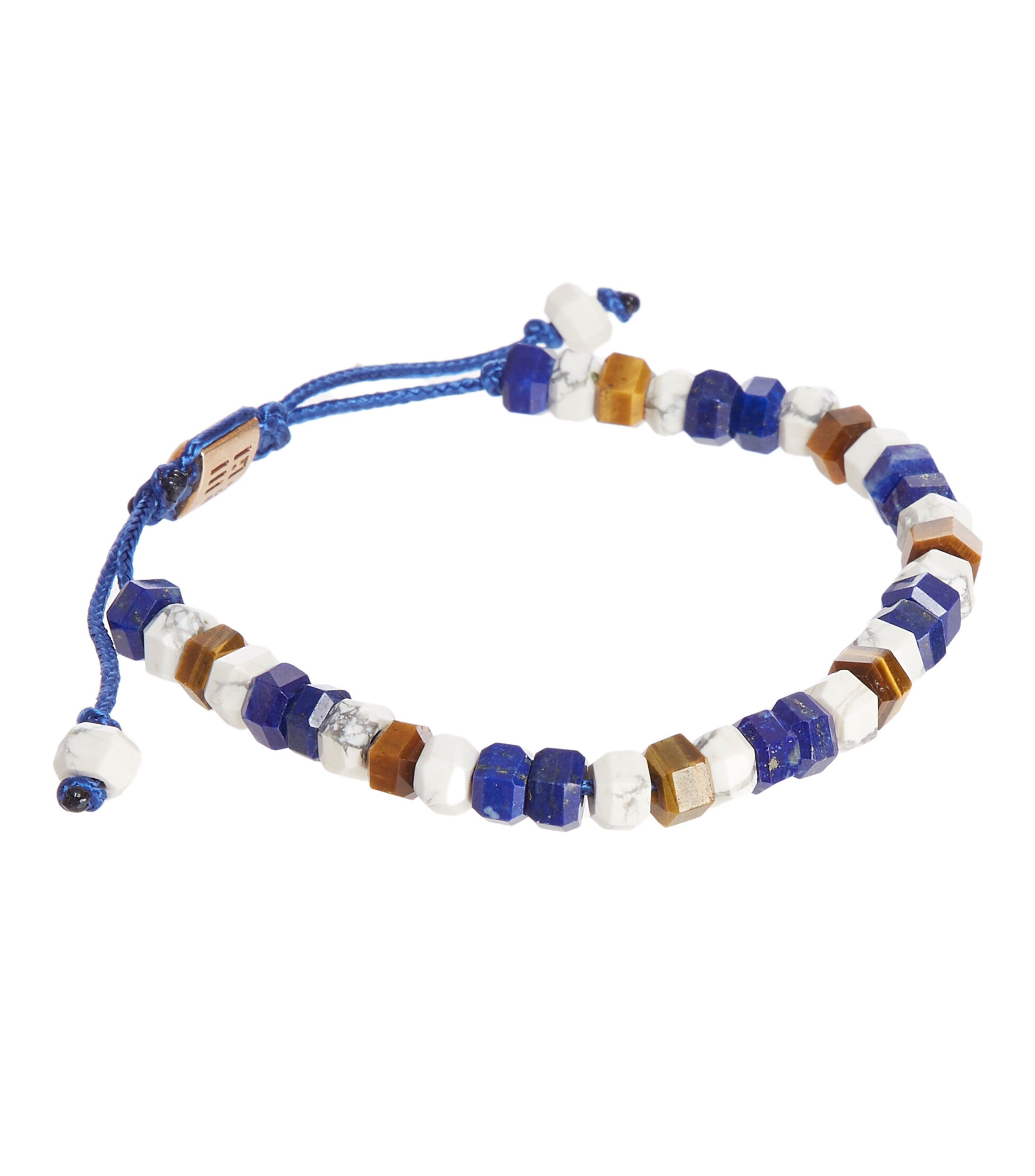 Evan Gedd Pulsera con Lapislázuli, Ojo de Tigre & Howlita facetada ...