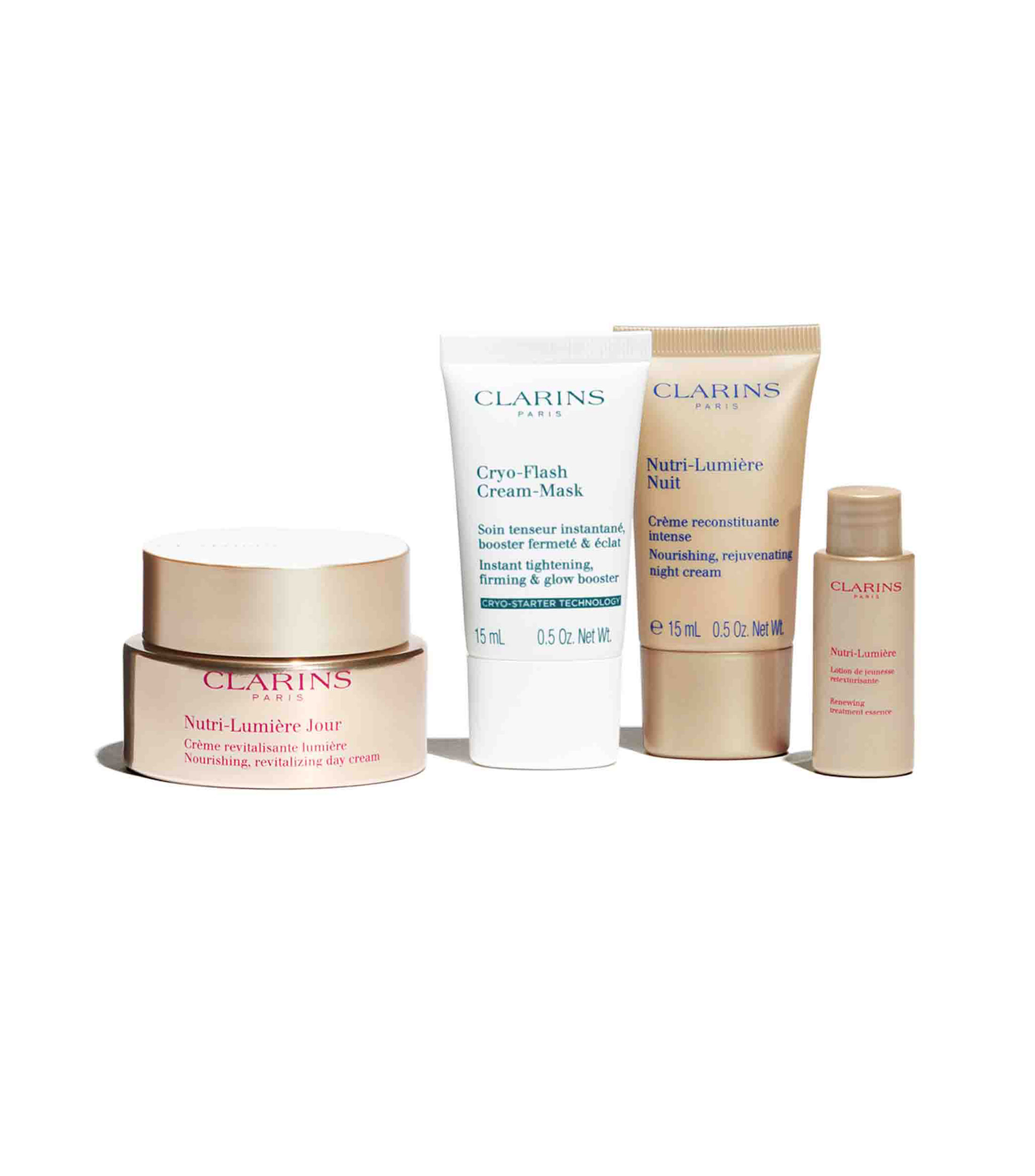 Clarins: Set de Tratamiento Antiedad Nutri-Lumière | El Palacio de Hierro