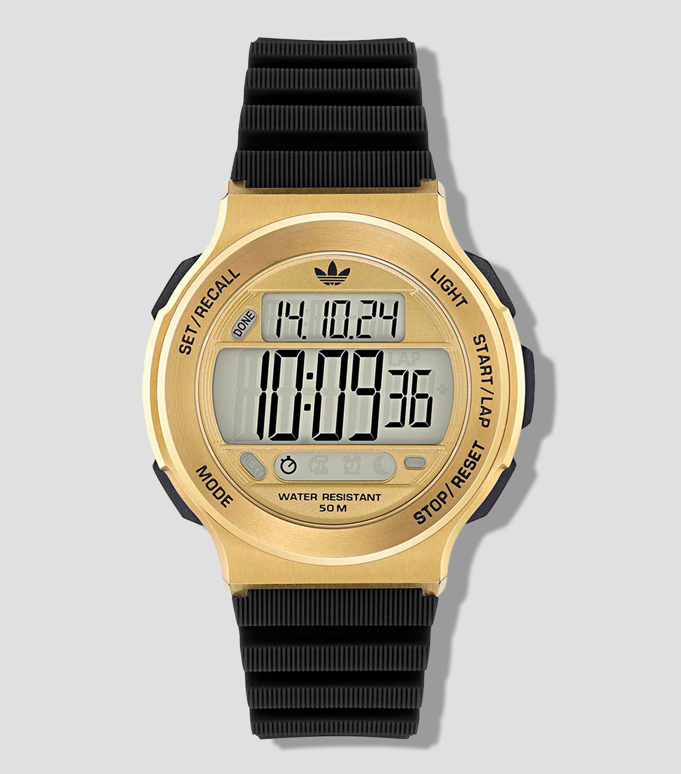 Adidas Reloj Unisex Expression Three Digital Casual Dorado |El Palacio ...