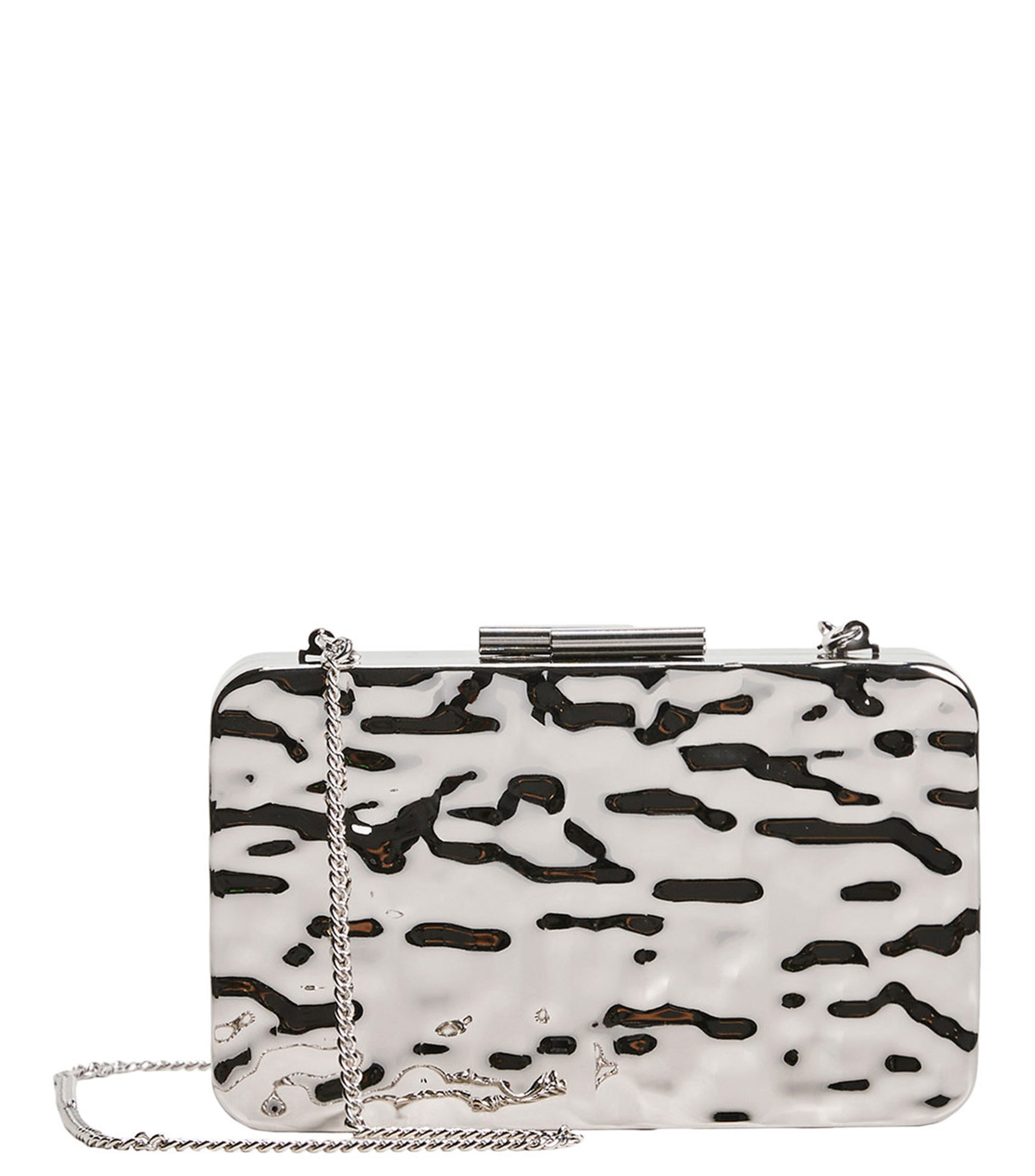 Mango: Bolso Clutch plata Perfu Mujer | El Palacio de Hierro
