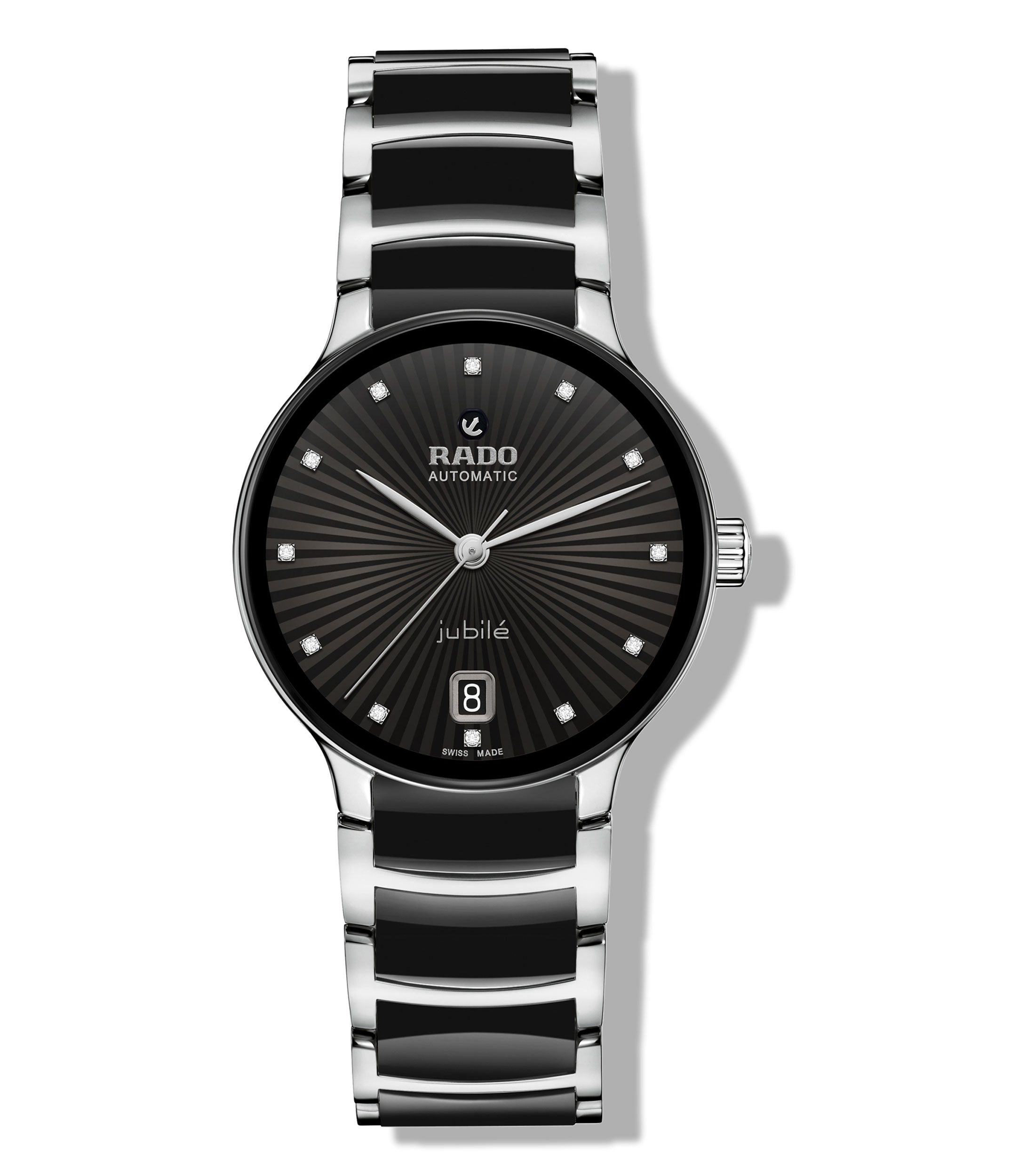 Rado Reloj para Mujer Centrix Automatic Diamonds de Vestir, Negro y ...