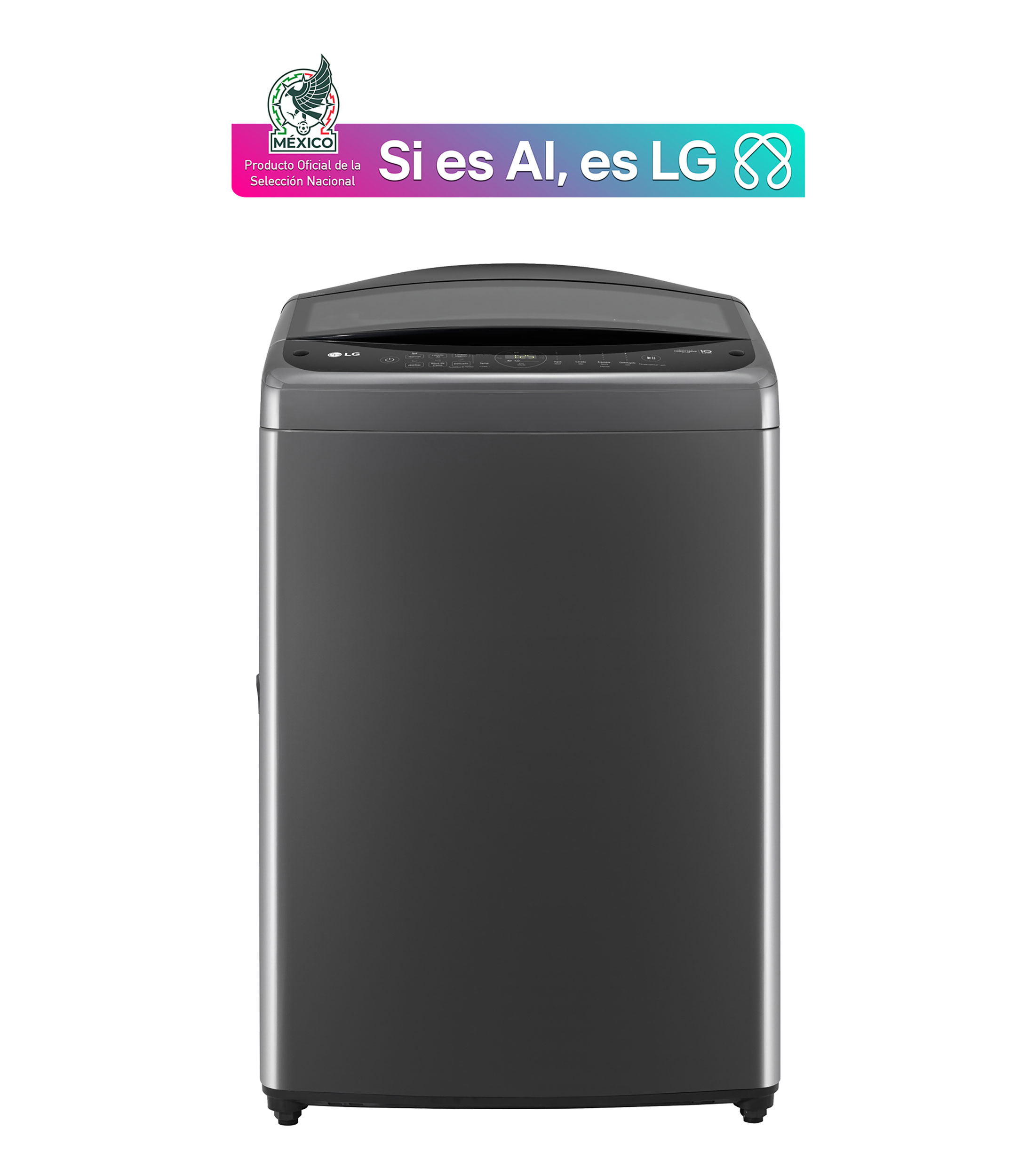 LG: Lavadora Automática 19 kg Carga Superior Negro WT19MV6 | El Palacio ...