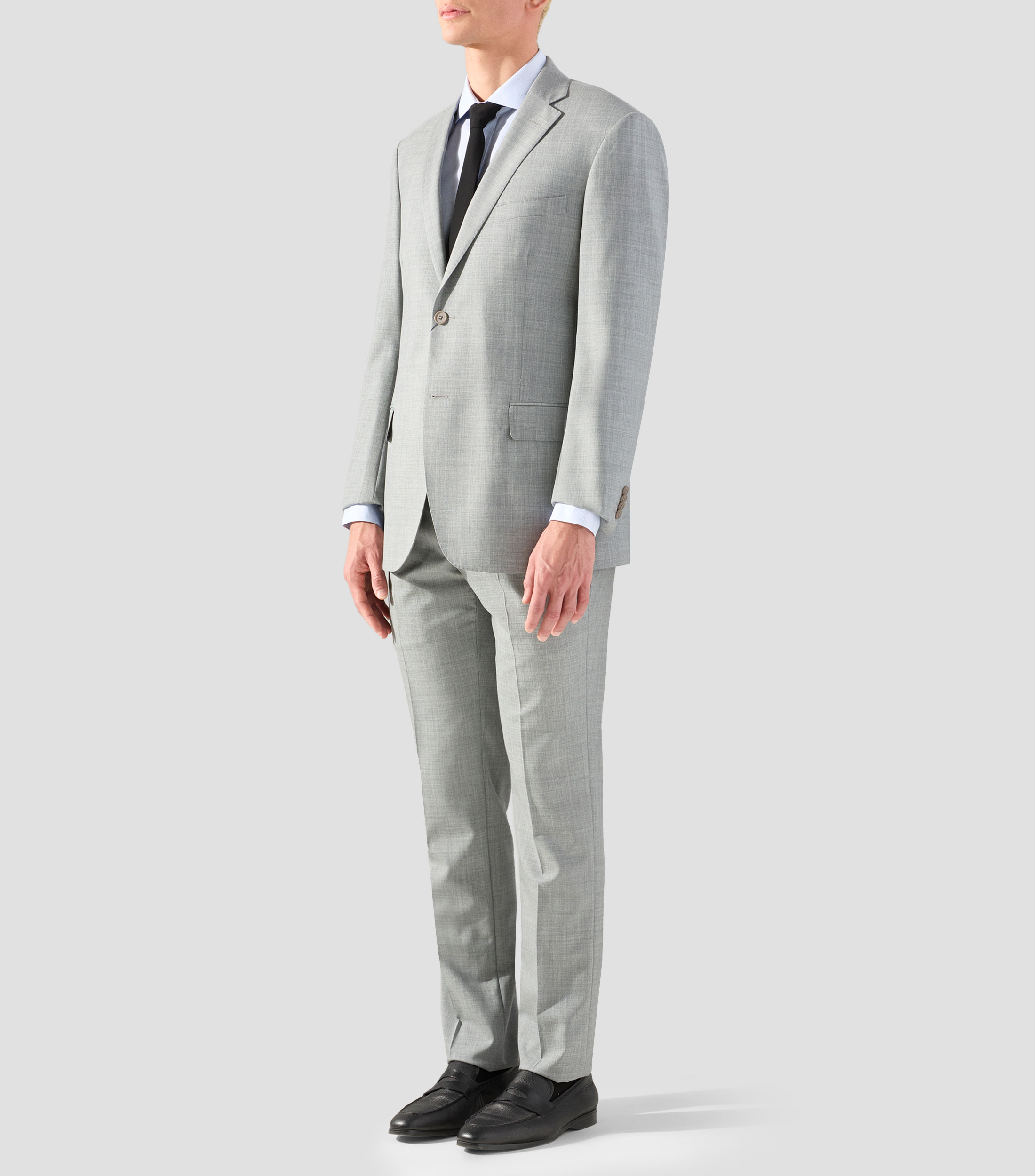BUCCELLI Traje de lana de corte recto Hombre |El Palacio de Hierro