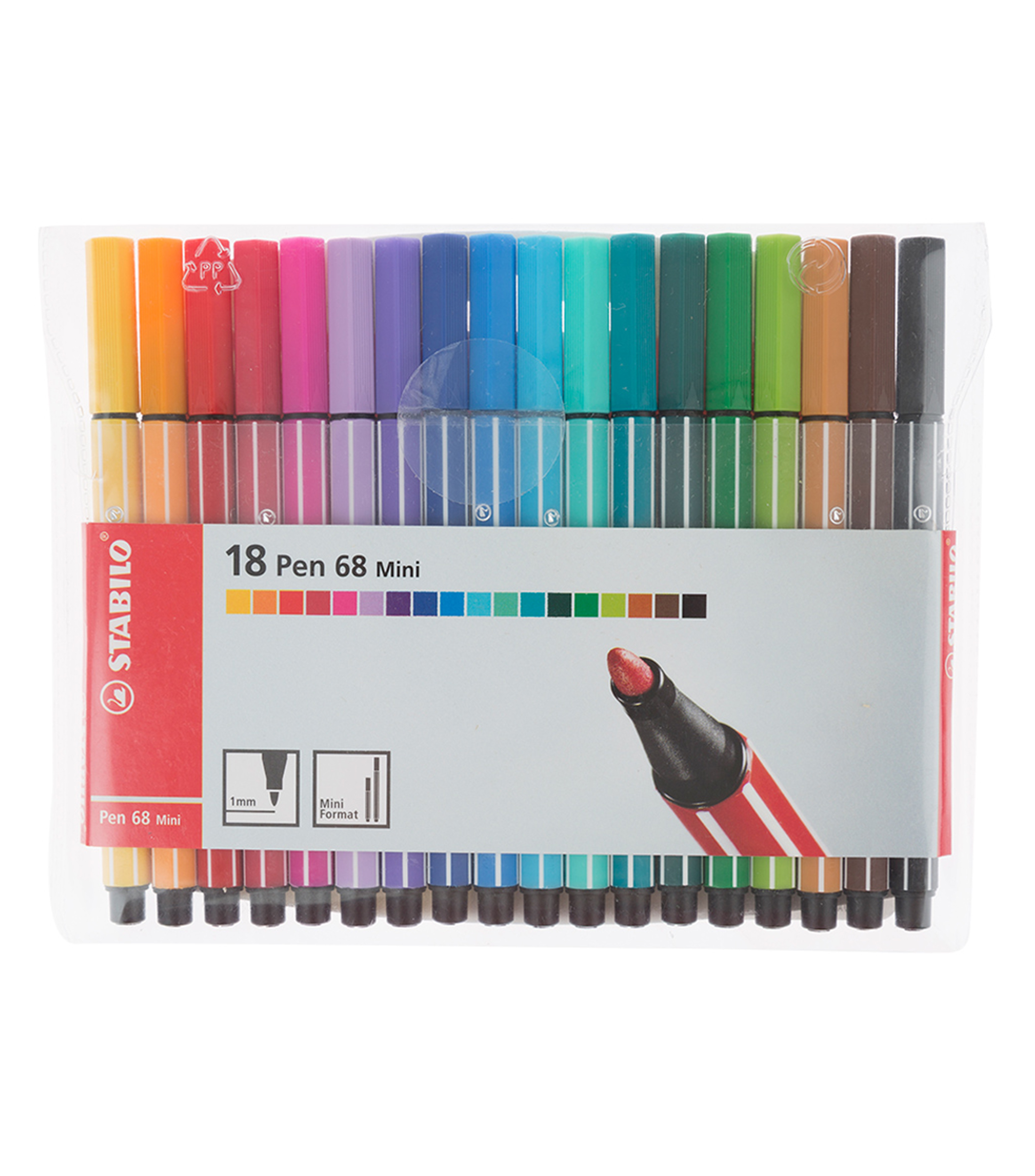 Stabilo Set 18 Plumones 1 mm - El Palacio de Hierro