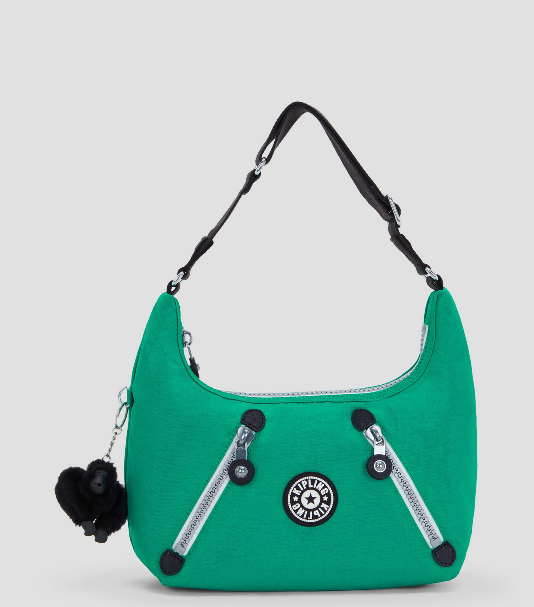 Kipling: Bolso shoulder verde Nikki Niña | El Palacio de Hierro