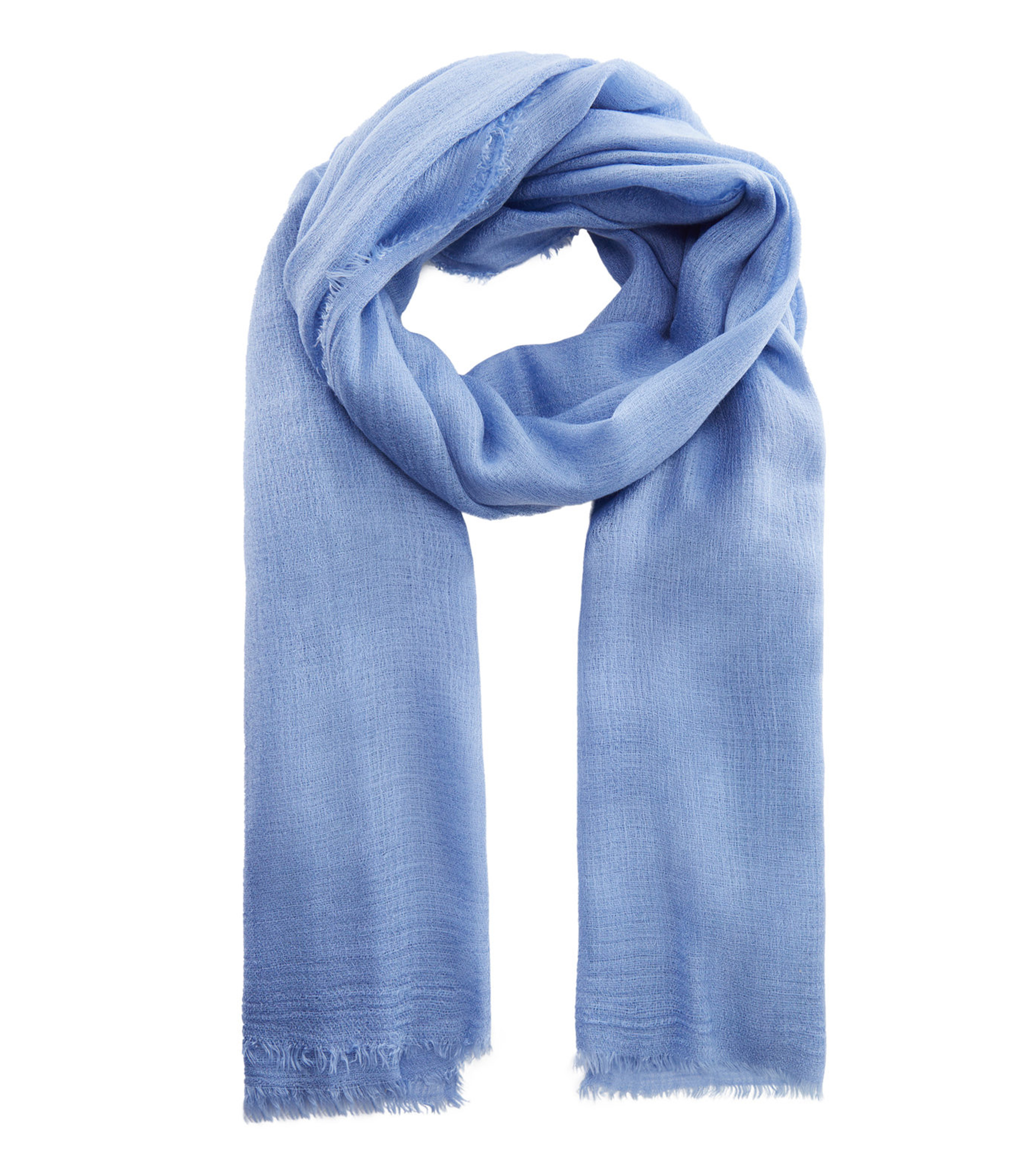 Mango: Bufanda azul Mujer | El Palacio de Hierro