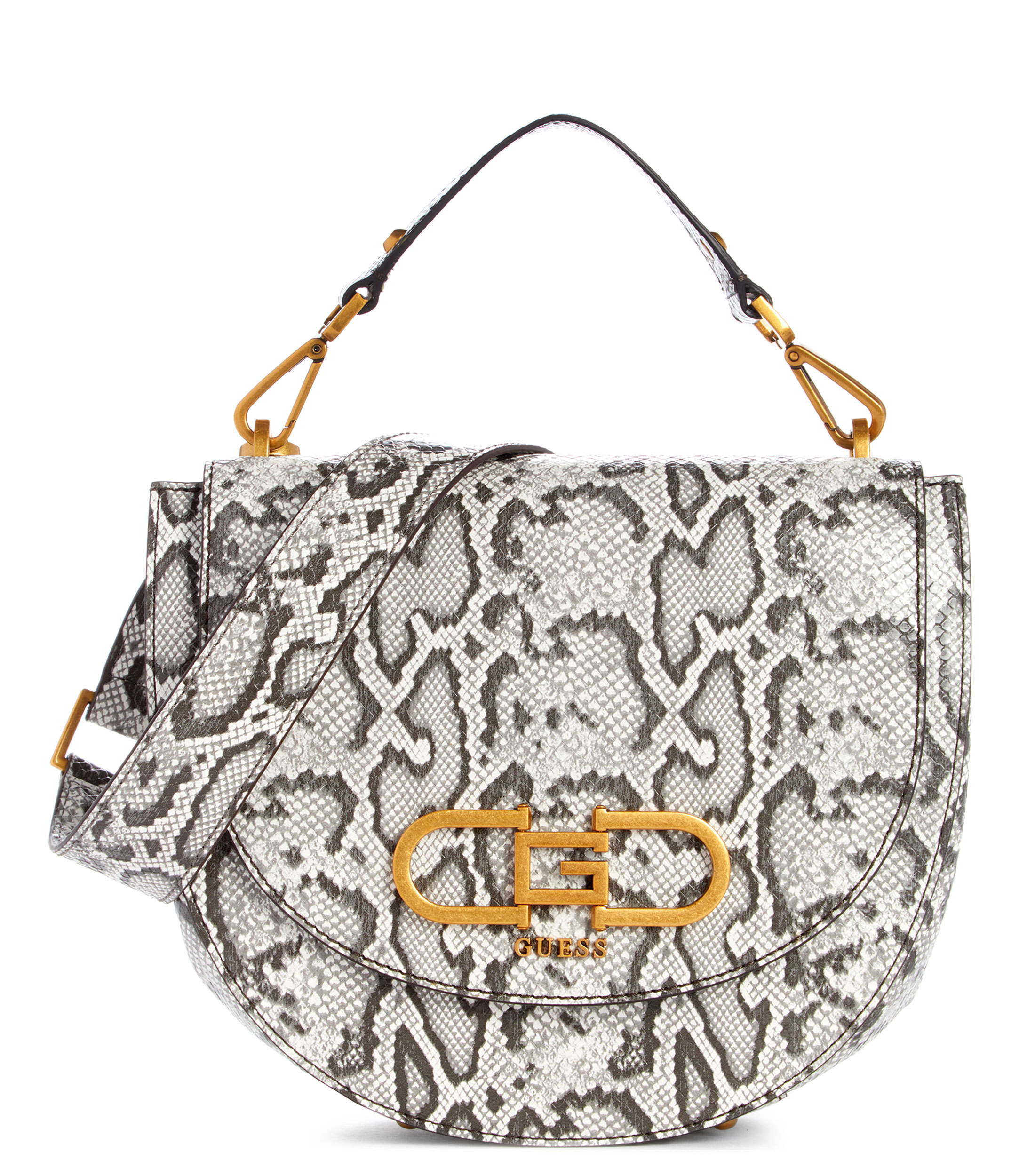 Guess: BBolsa crossbody Fleet con animalprint Mujer | El Palacio de Hierro