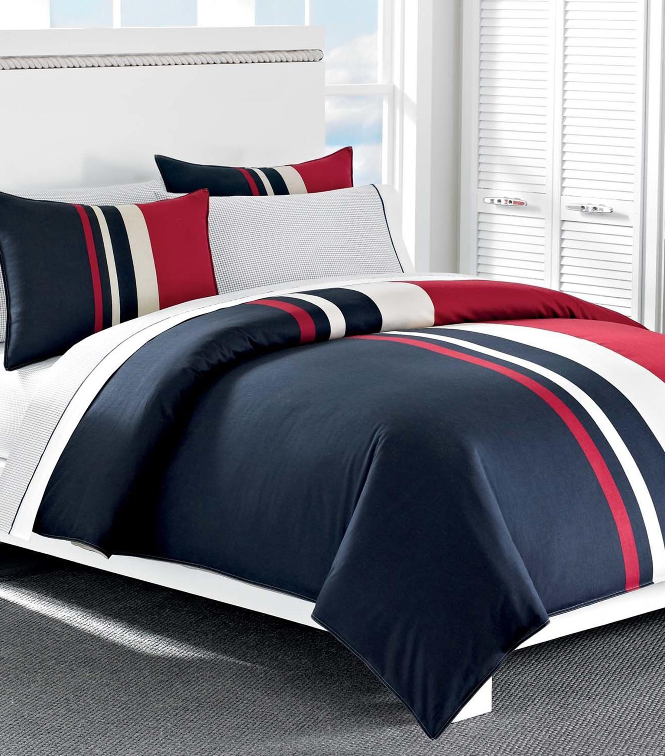 Nautica Set de Edredón Queen Size Everson Multicolor - El Palacio de Hierro