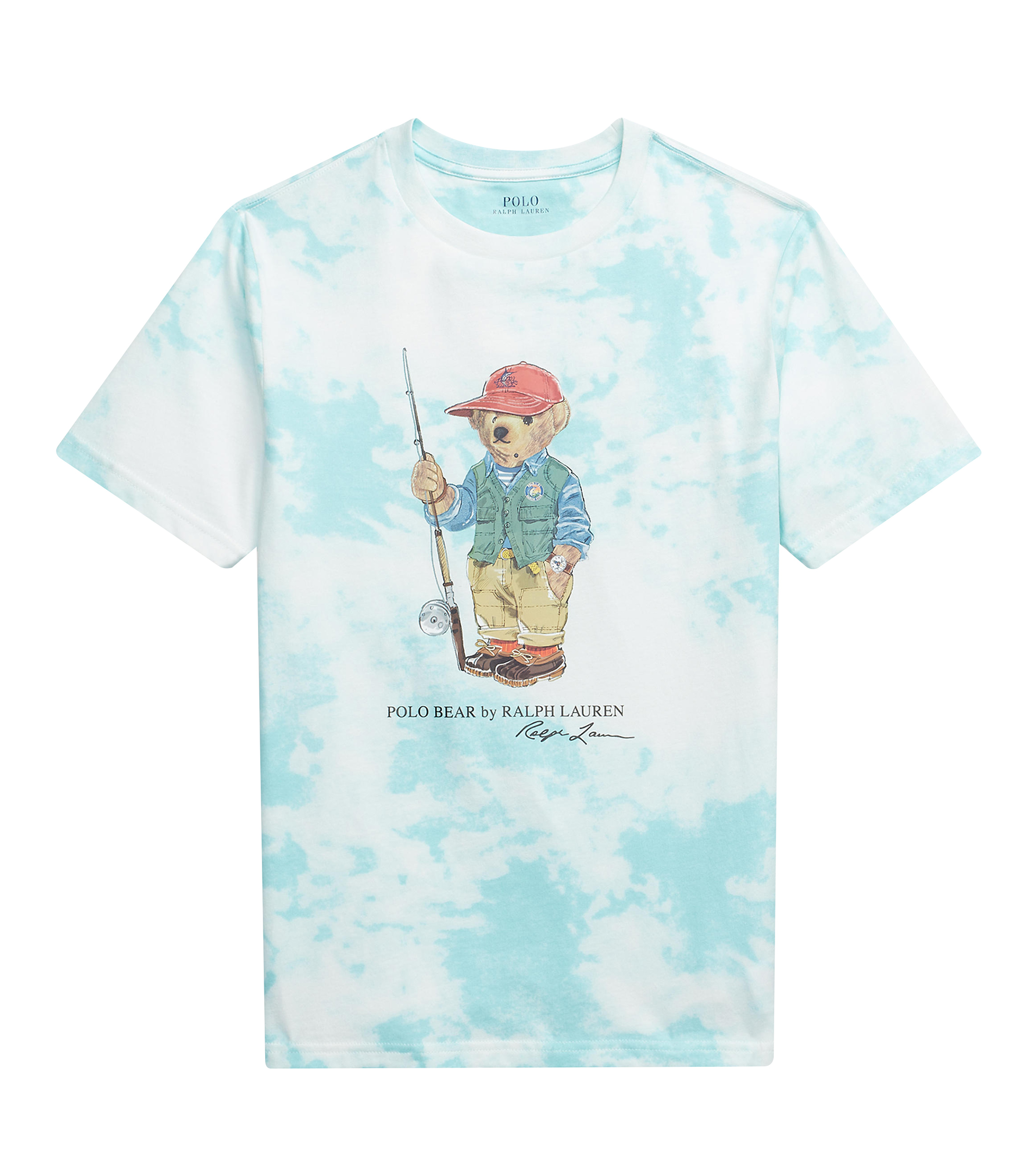 Polo Ralph Lauren Playera de algodón con teñido anudado y estampado de ...