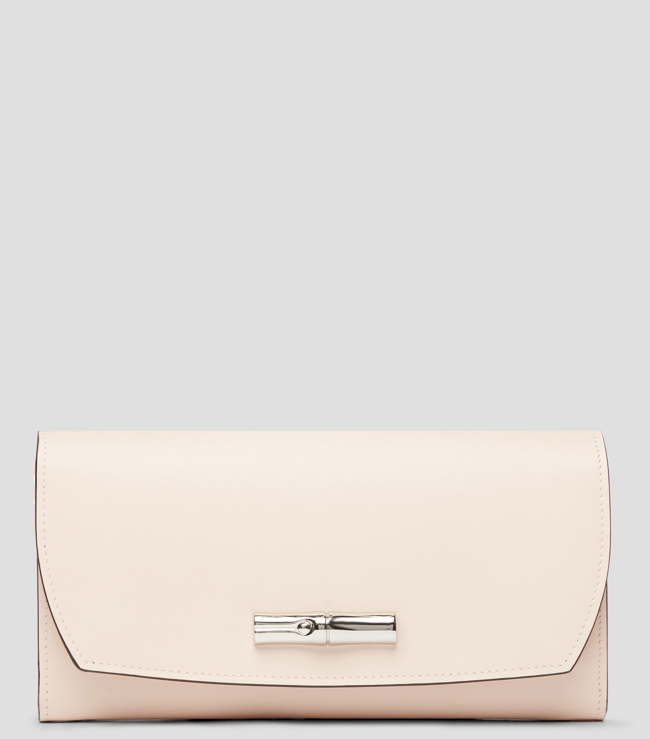 Longchamp: Cartera rosa en piel Roseau lisa Mujer | El Palacio de Hierro