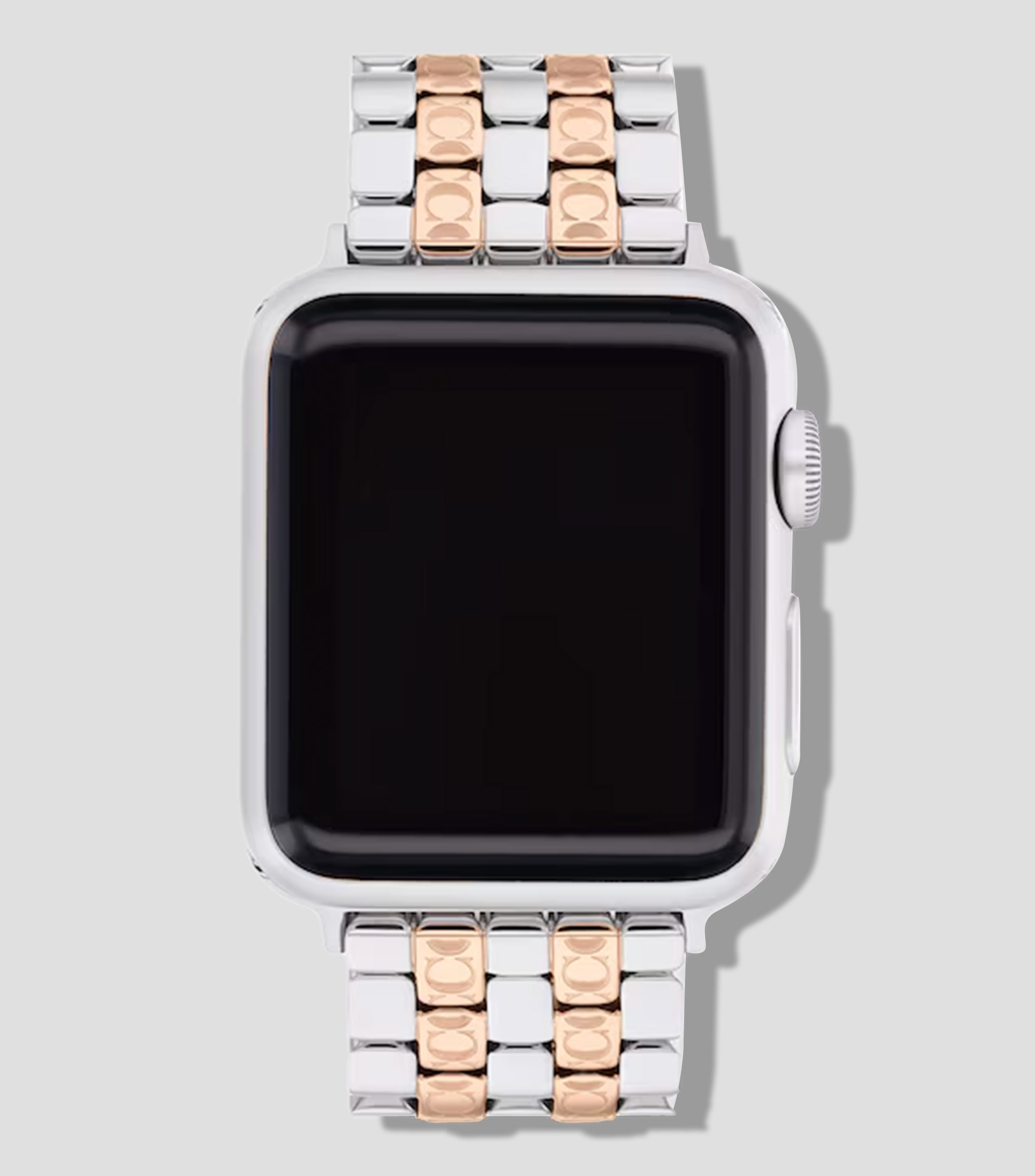 COACH: Extensible para Apple Watch en Acero inoxidable plateado, oro ...