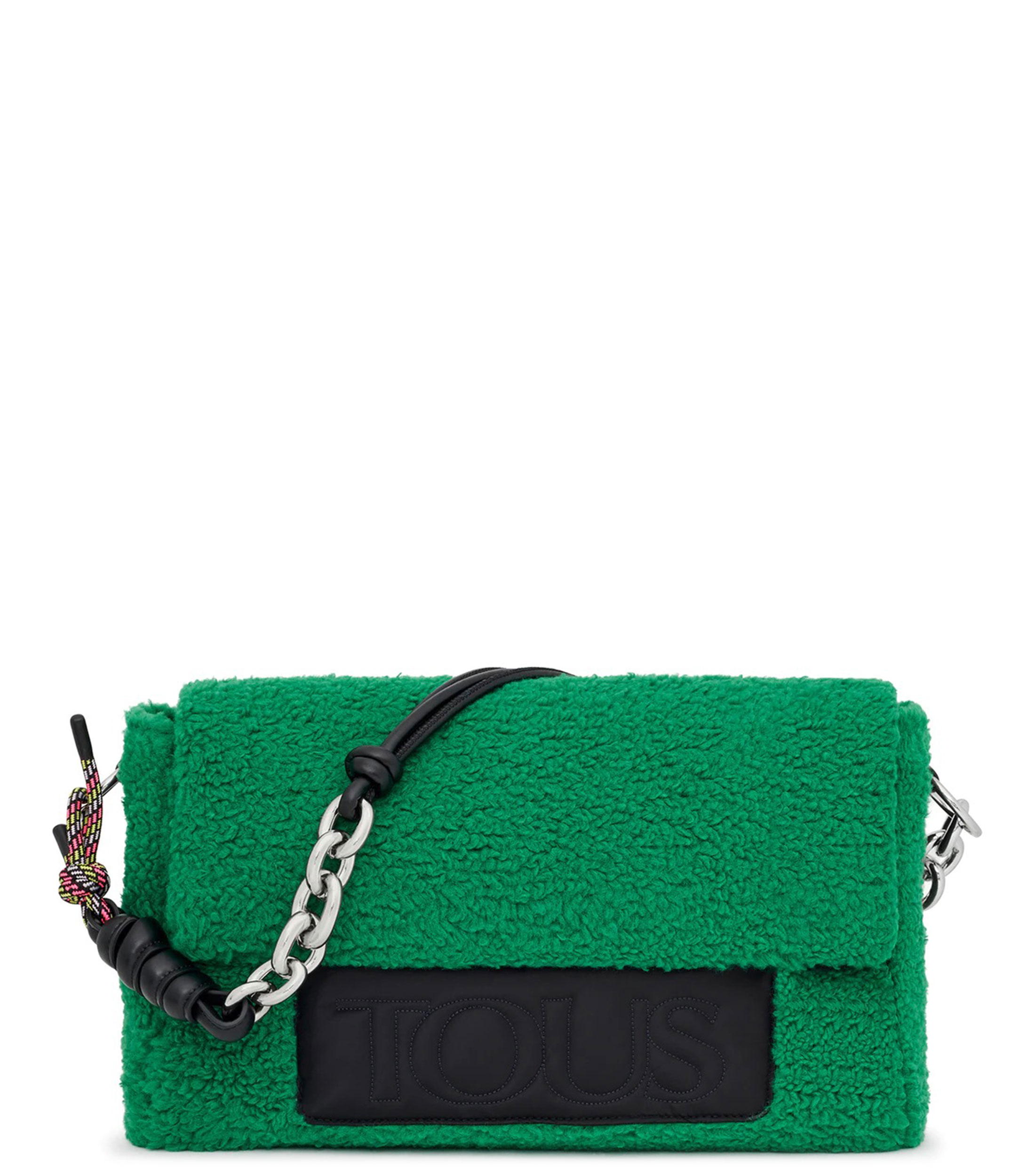 Tous: Bolso Crossbody con detalles en verde Empire Fur Mujer | El ...