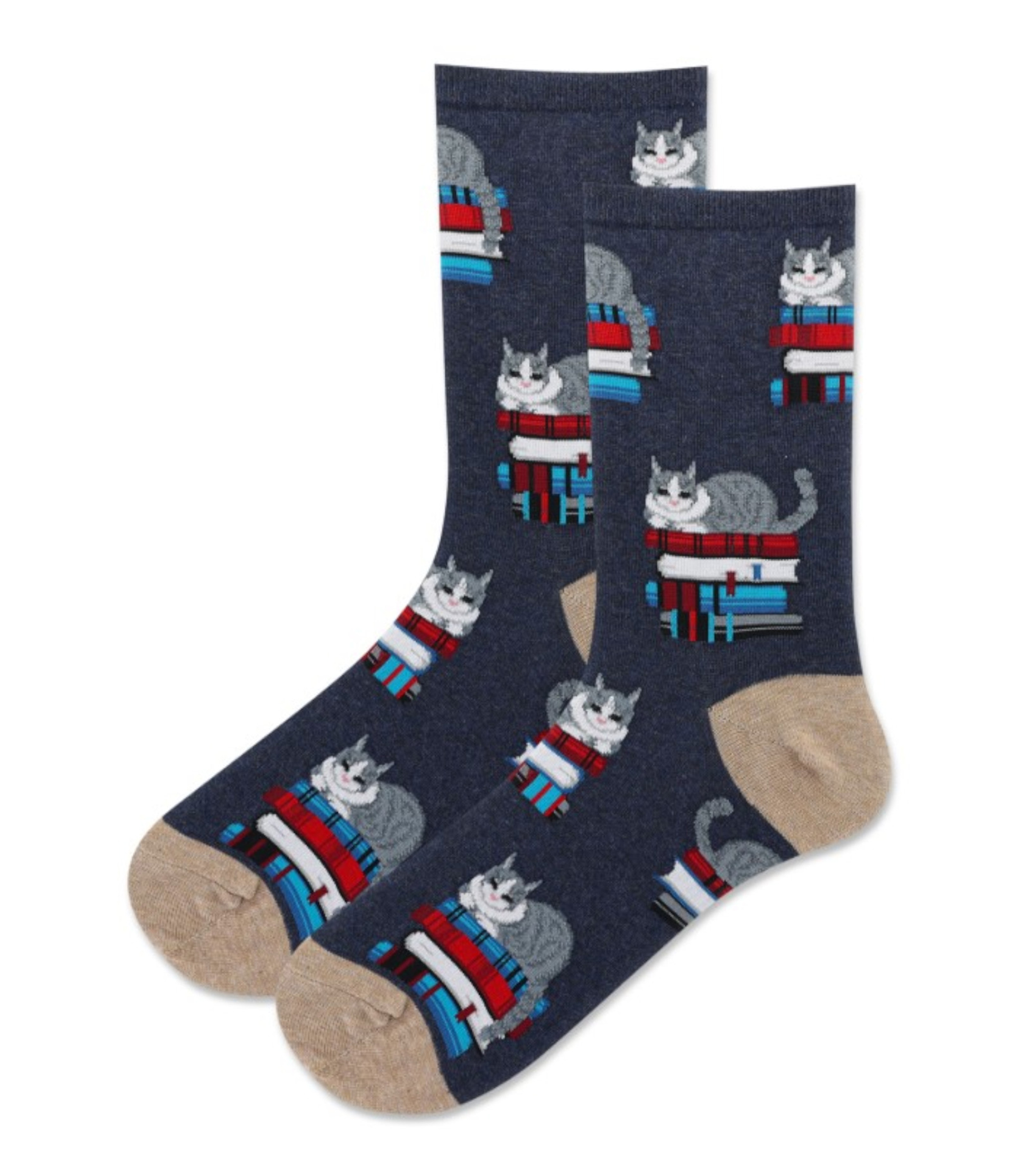 Hot Sox Calcetín Gatos y Libros Mujer - El Palacio de Hierro