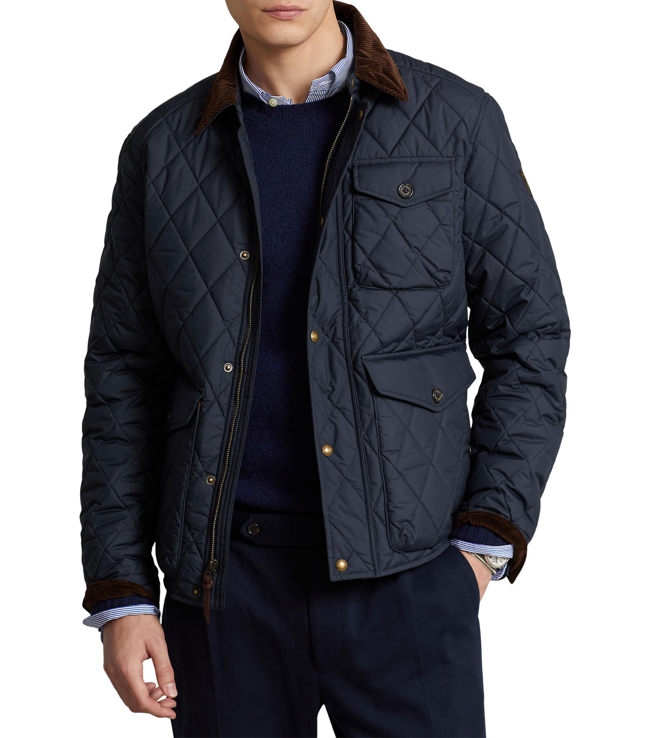 Polo Ralph Lauren Chamarra con efecto acolchado Hombre - El Palacio de ...