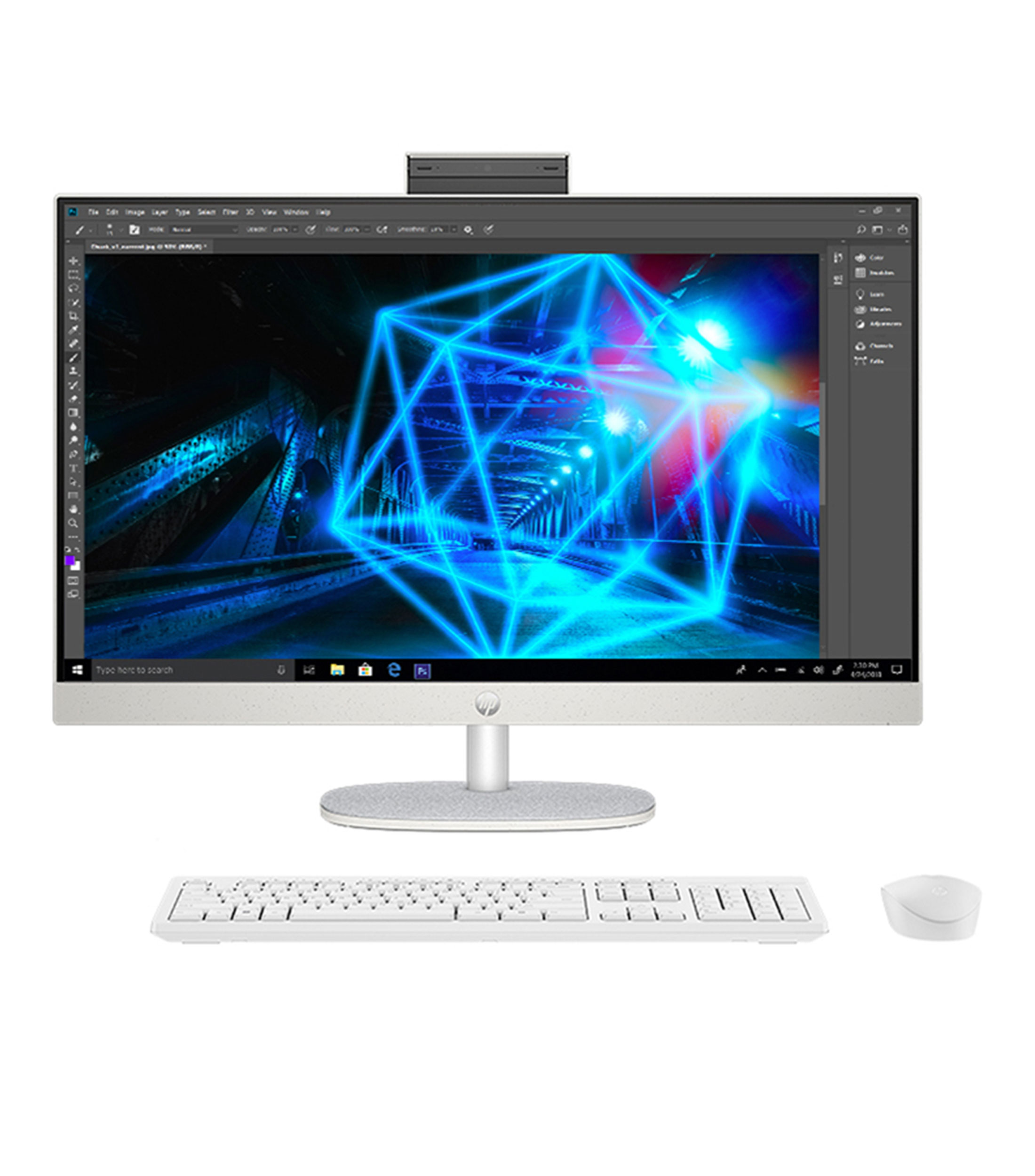 HP Computadora de Escritorio, All in One 24, 23.8", Ryzen 5-7250U, RAM ...