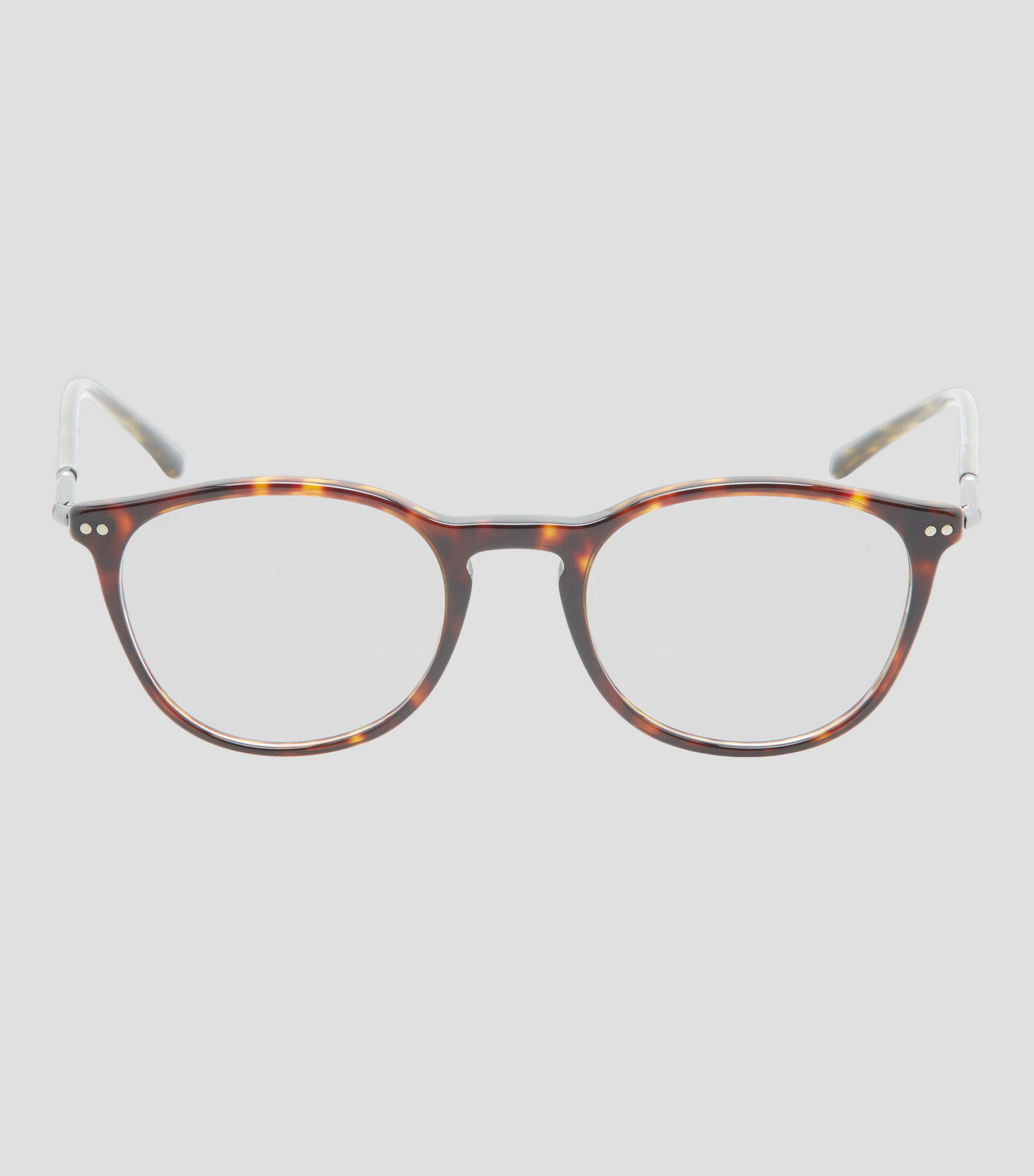 Giorgio Armani: Lentes oftálmicos panthos Carey obscuro Hombre | El ...