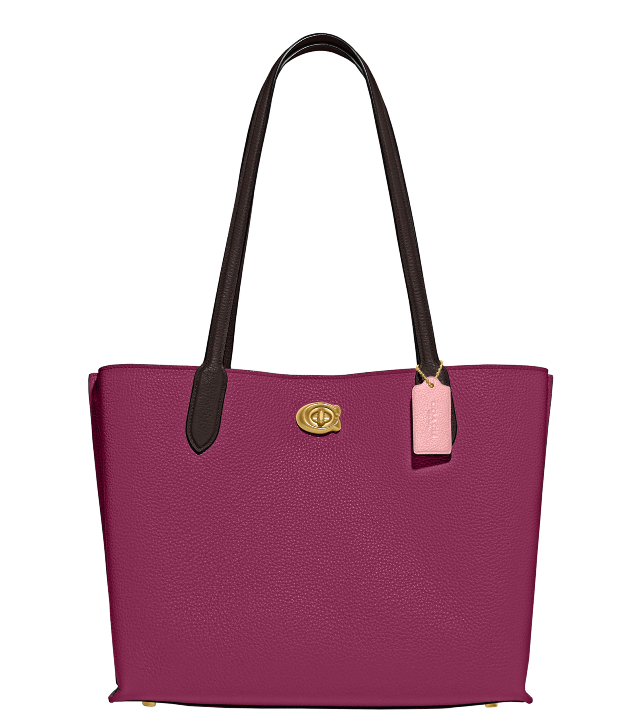 COACH: Bolso Tote en piel fucsia Mujer | El Palacio de Hierro