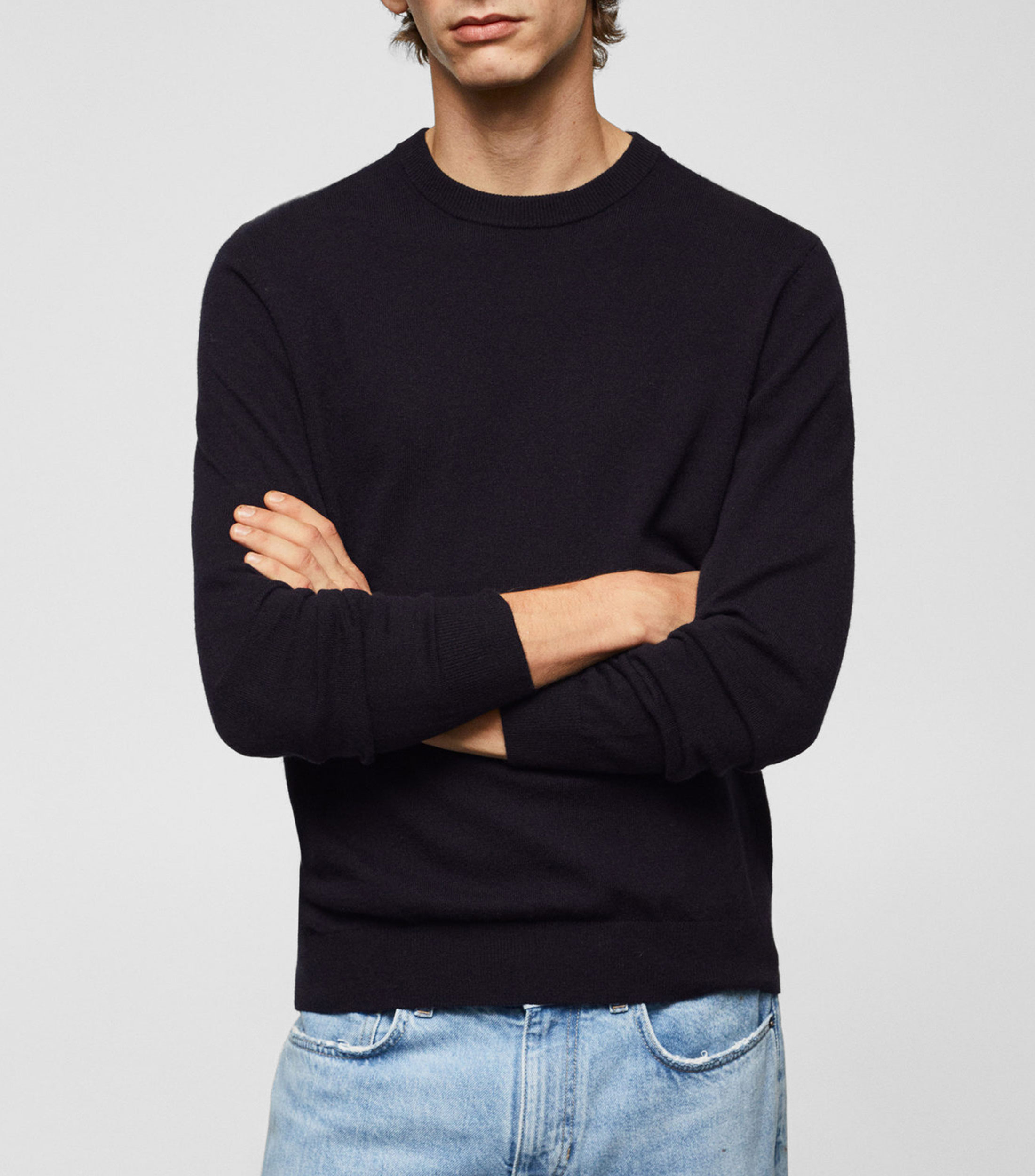 Mango Suéter cuello redondo Hombre - El Palacio de Hierro