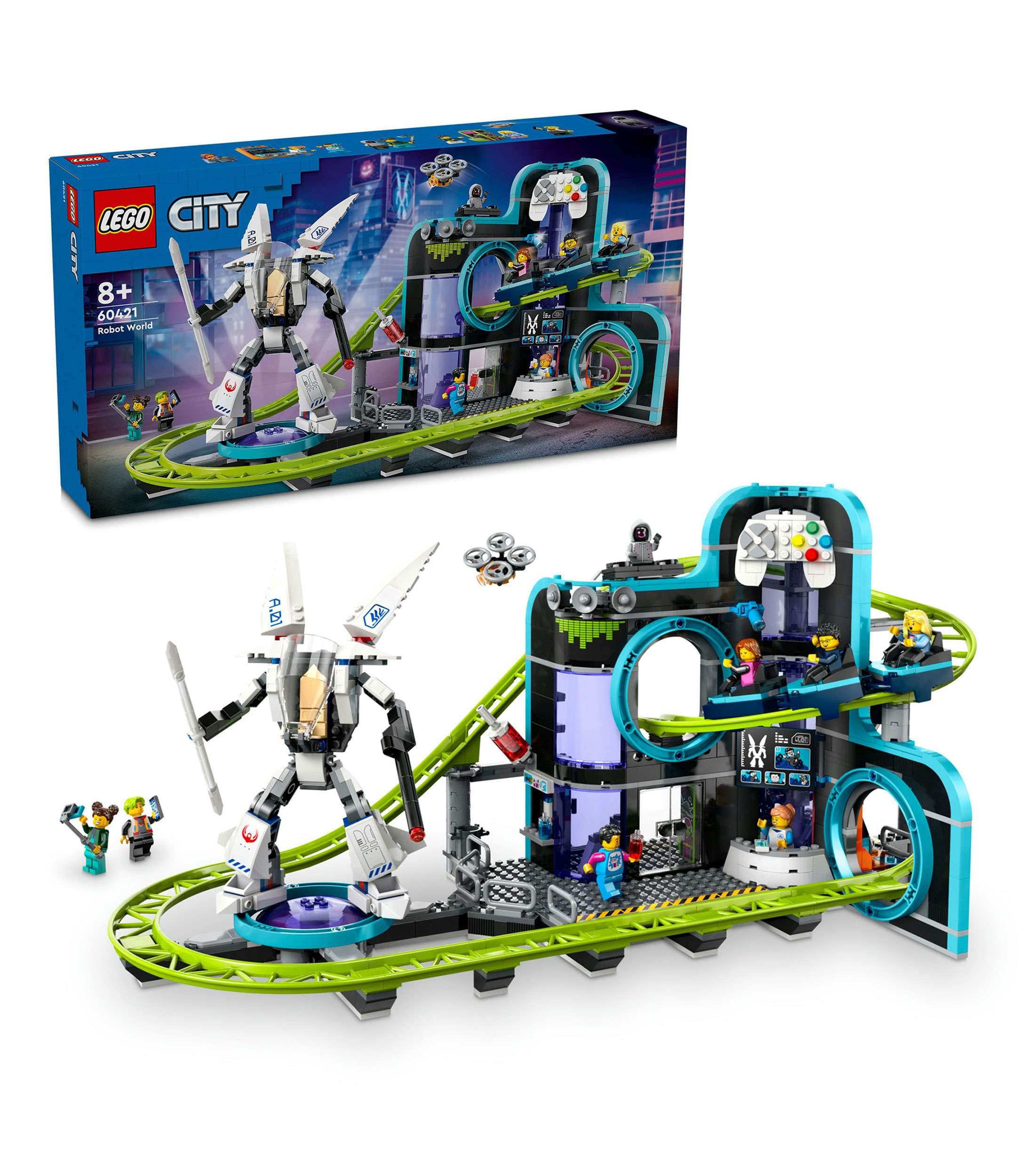 Lego Lego City Montaña Rusa de Robot World - El Palacio de Hierro