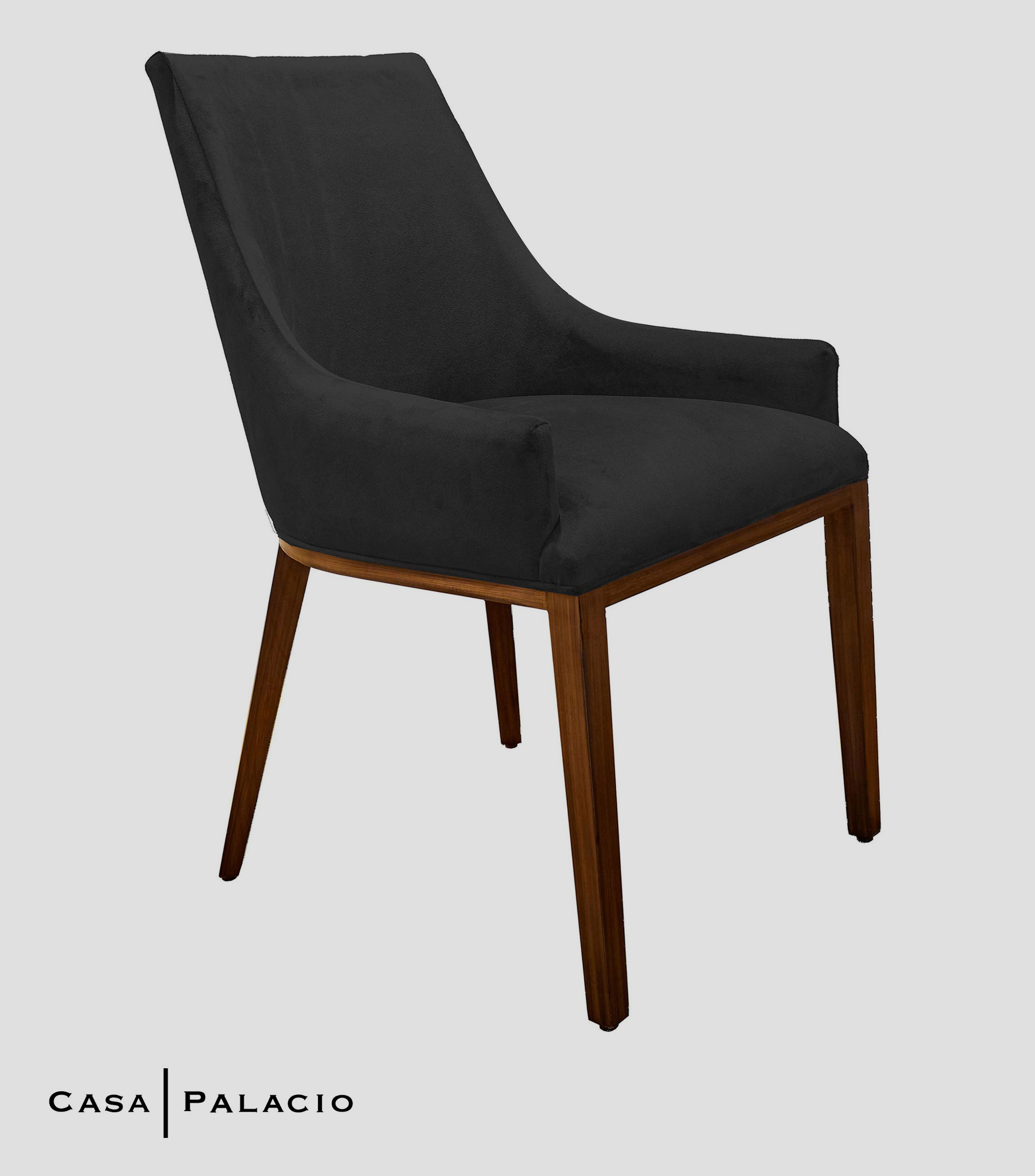 The MAAD Collection Silla para Comedor Beverly en madera, color negro ...