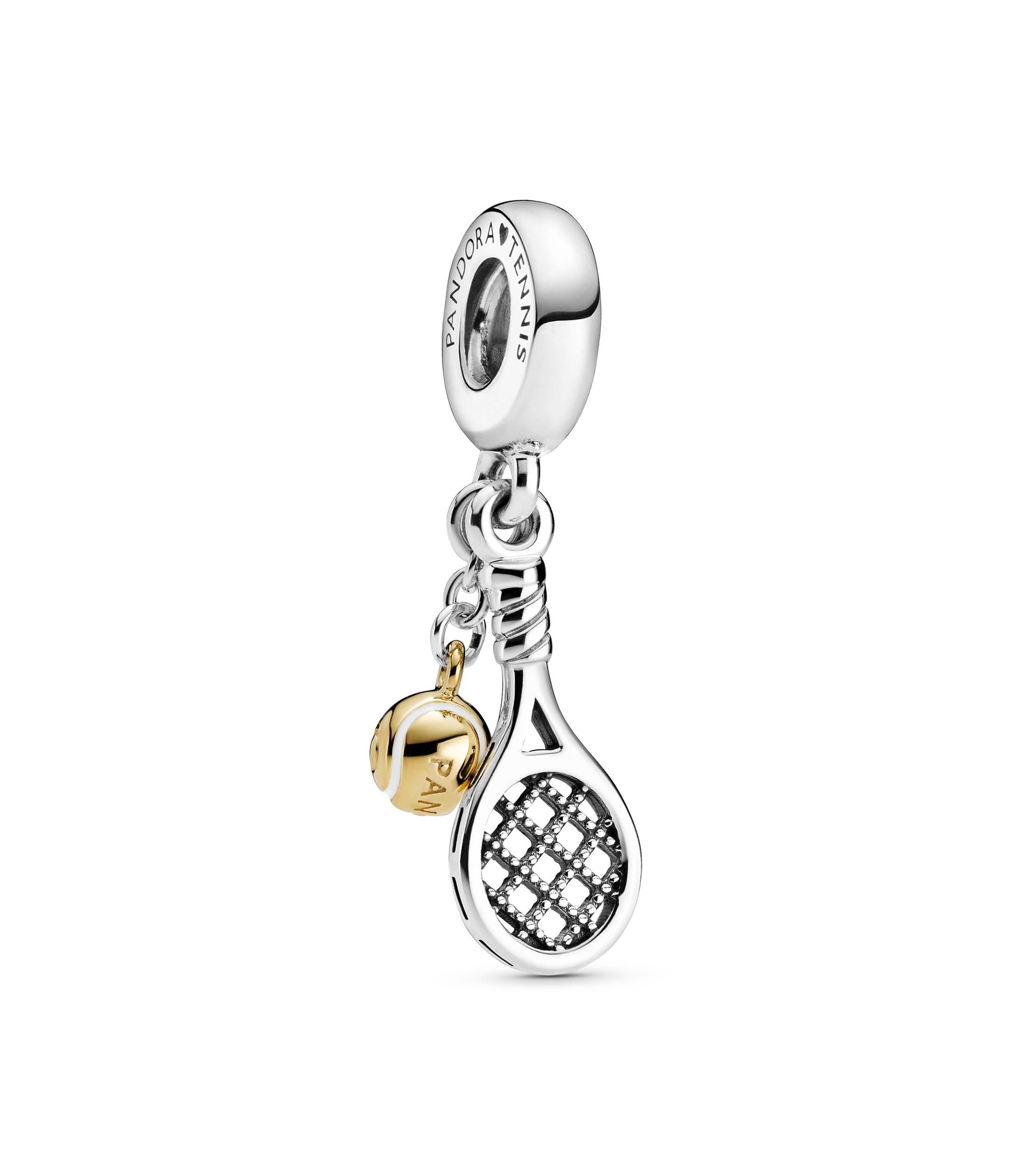 Pandora Charm raqueta y pelota de tenis en plata Unisex - El Palacio de ...