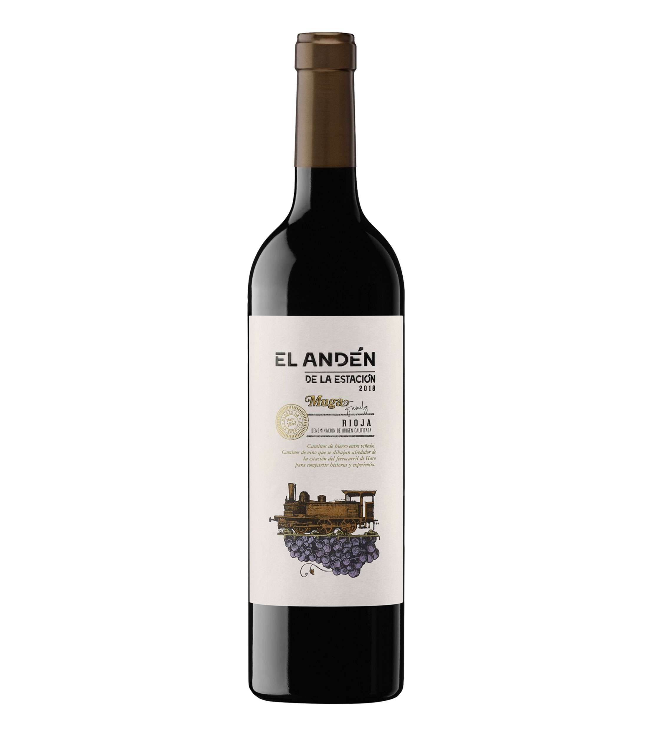 Muga Family: Vino Tinto Tempranillo El Andén de la Estación, España ...