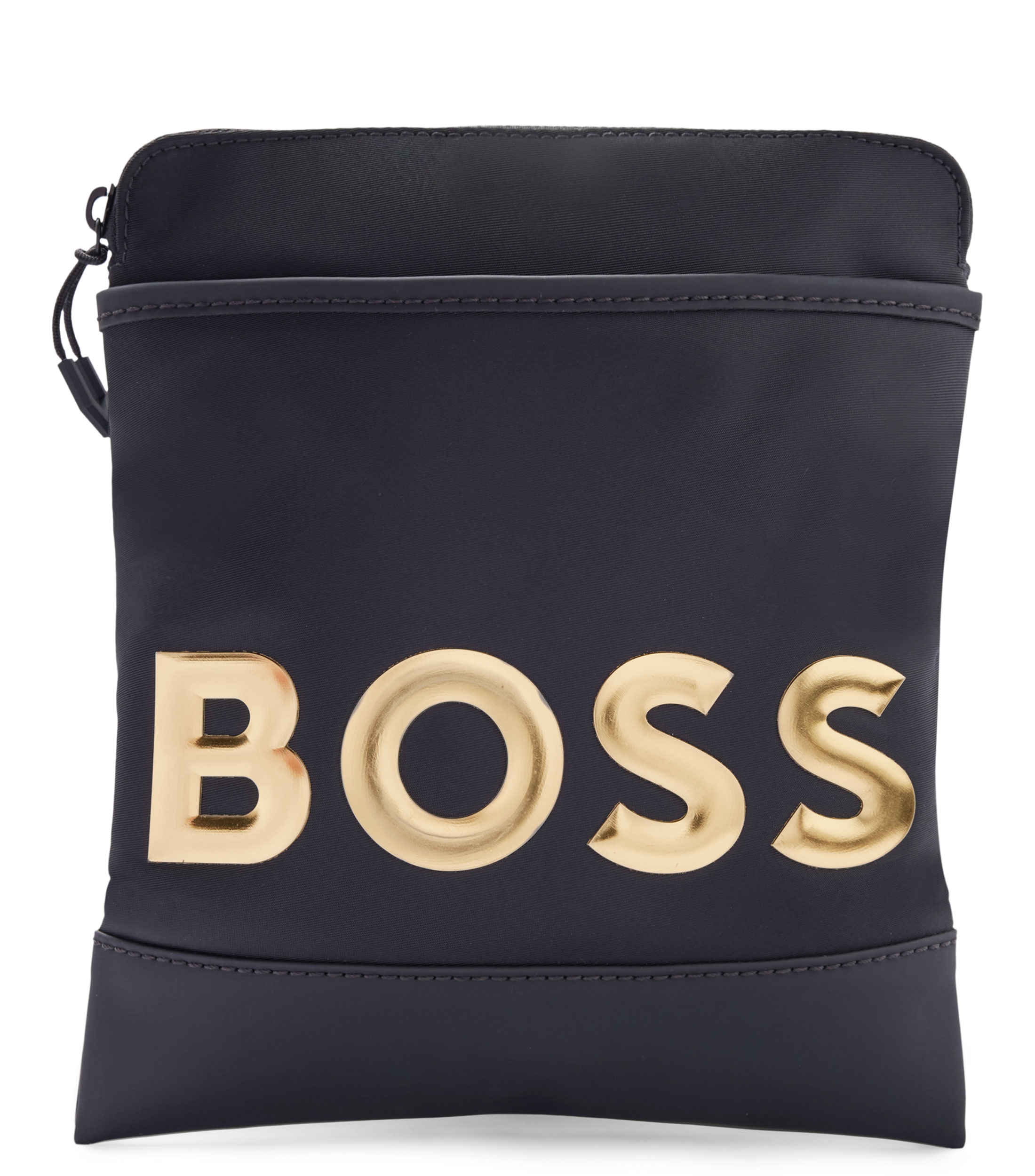 Boss: Bolso tote de material reciclado con logo metálico Hombre | El ...