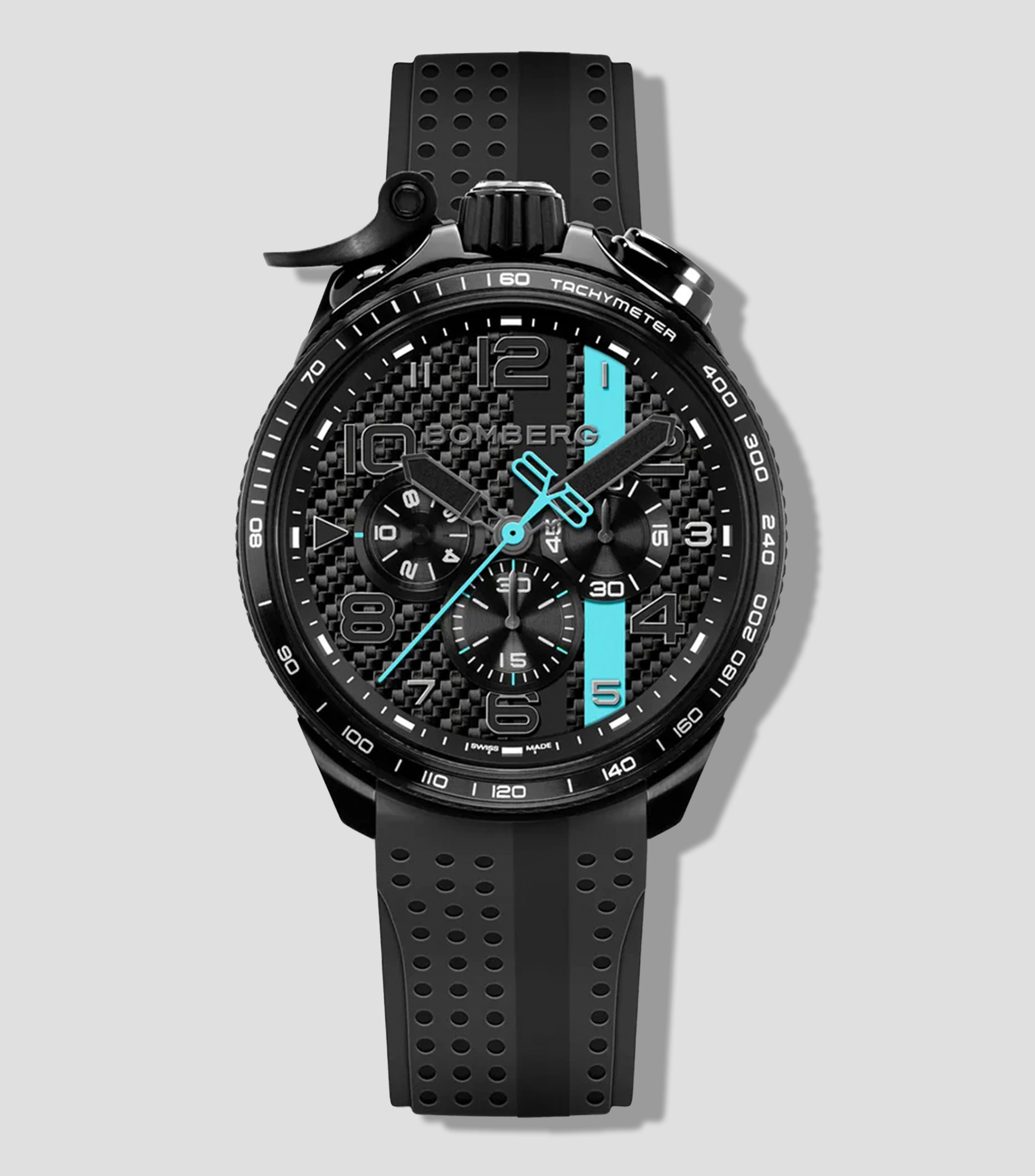 Bomberg Reloj Unisex Racing carbon Deportivo, Negro - El Palacio de Hierro